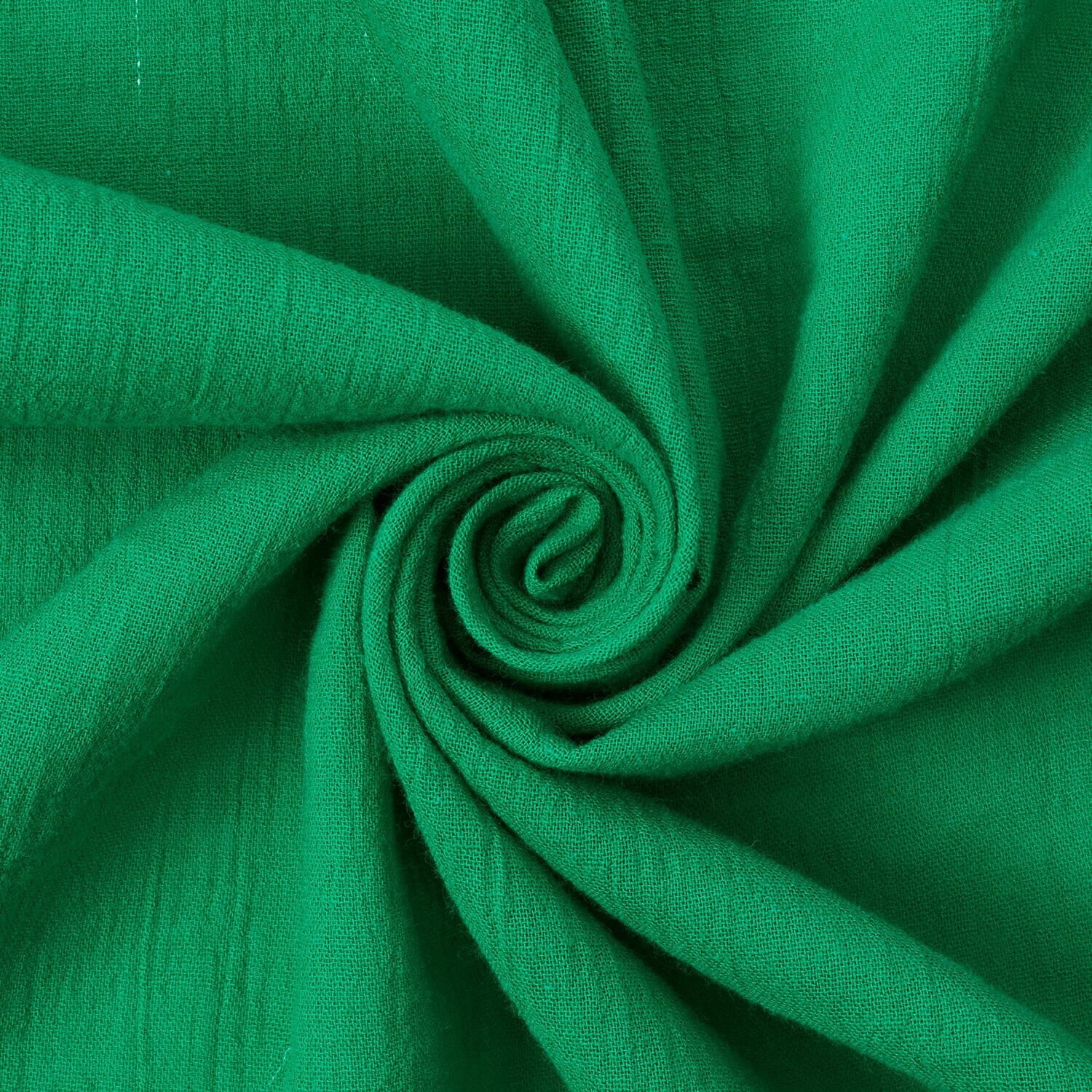 Luxe Gauze Fabric 100% Natural Cotton 51" Wide Sold BTY (Kelly Green ...
