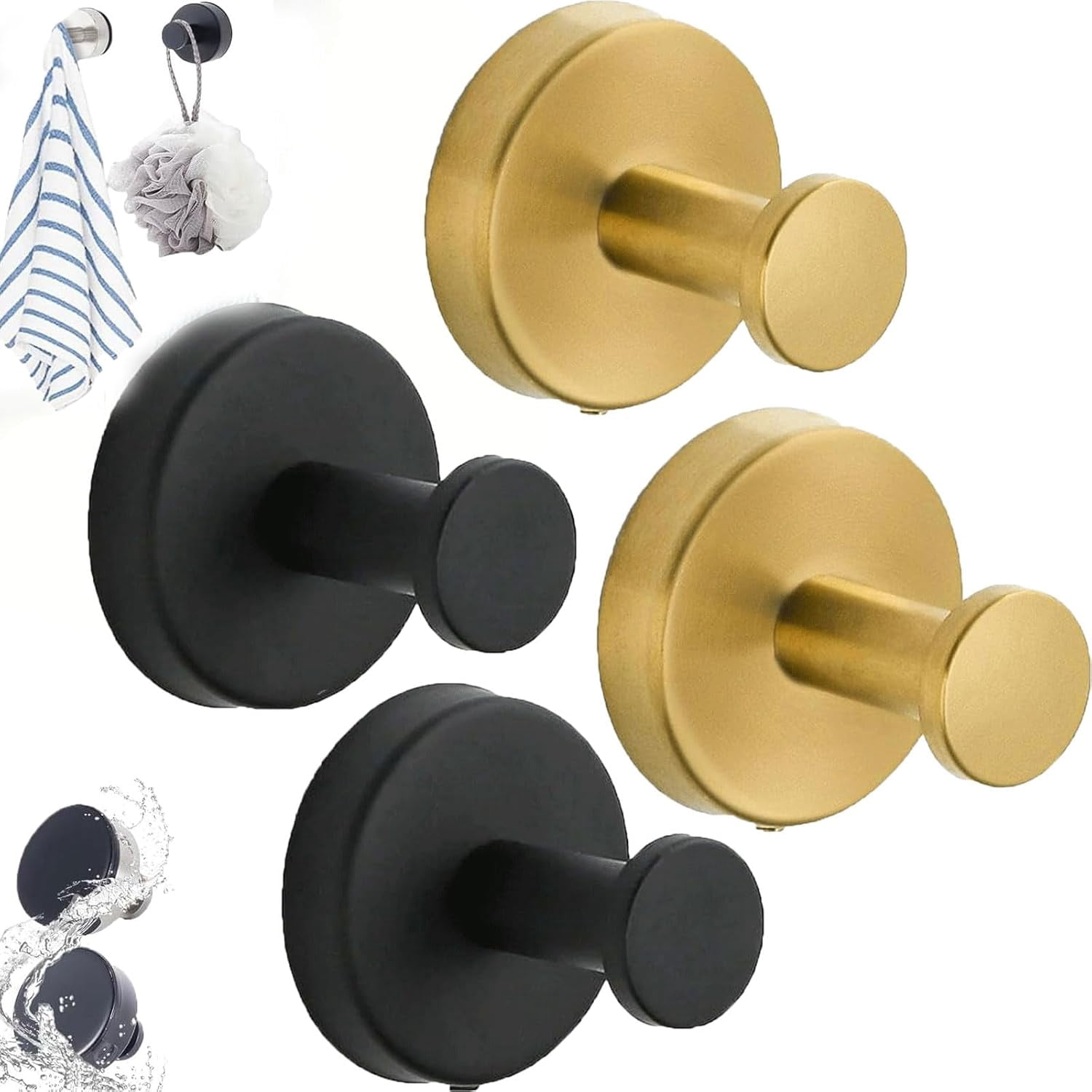 Luxe Grip Hook for Shower, LuxeHold No-Drill Hooks, Superhold No-Drill ...