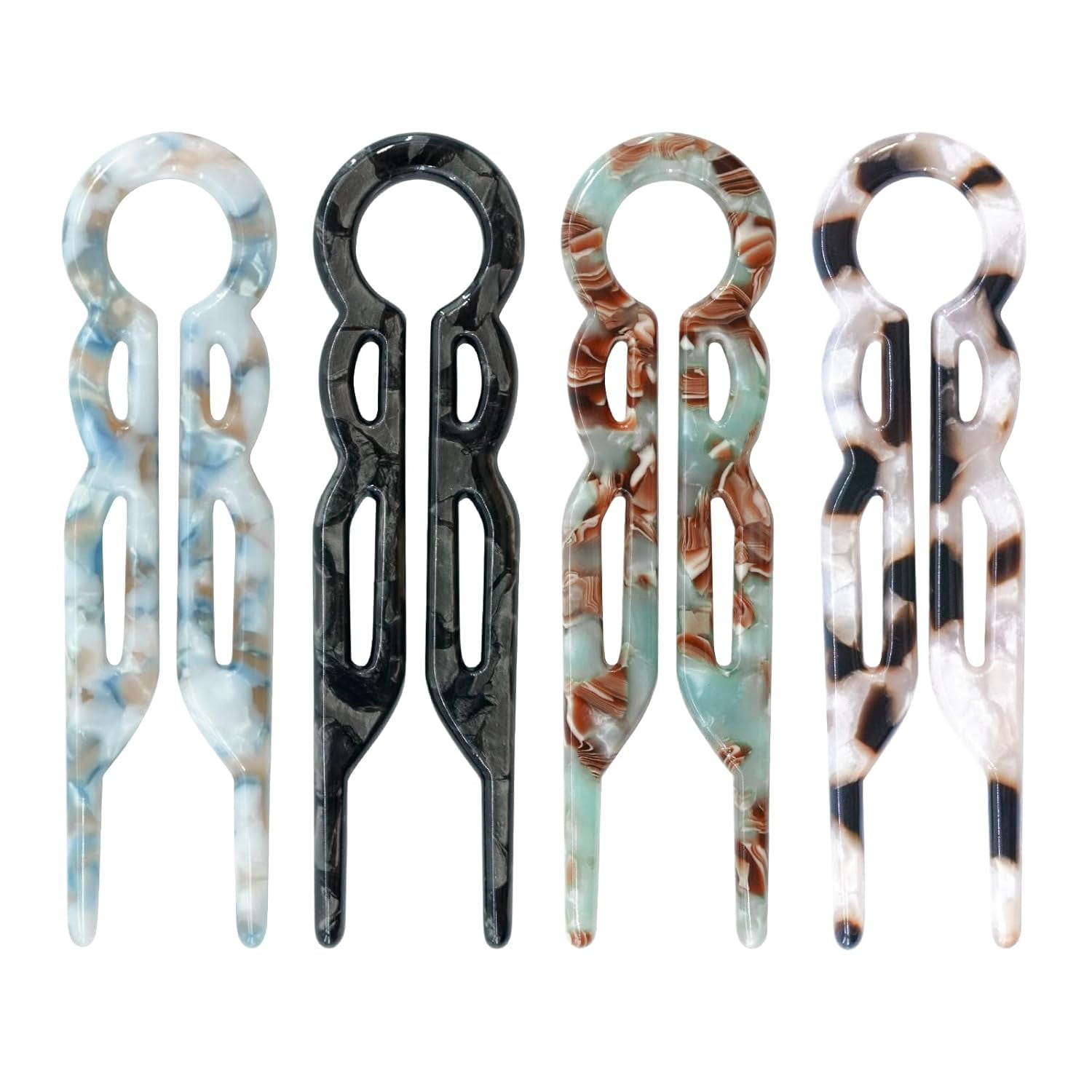 Luxe Hair Pins 3.54-Inch Snug Fit for Thin to Thick Hair 4-Pack – 4 ...