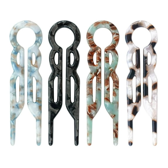 Luxe Hair Pins 3.54-Inch Snug Fit for Thin to Thick Hair 4-Pack – 4 ...