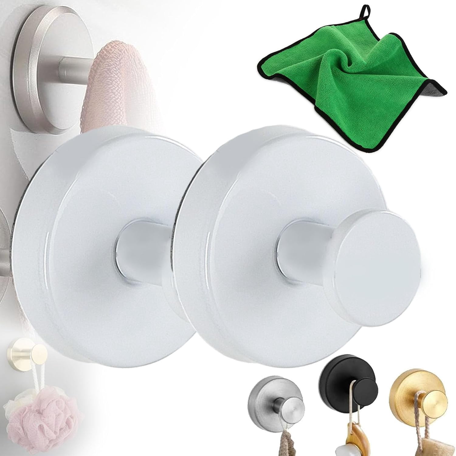 Luxe Hold No Drill Hooks, 2024 New Luxe Grip, Luxe Grip Hook for Shower ...