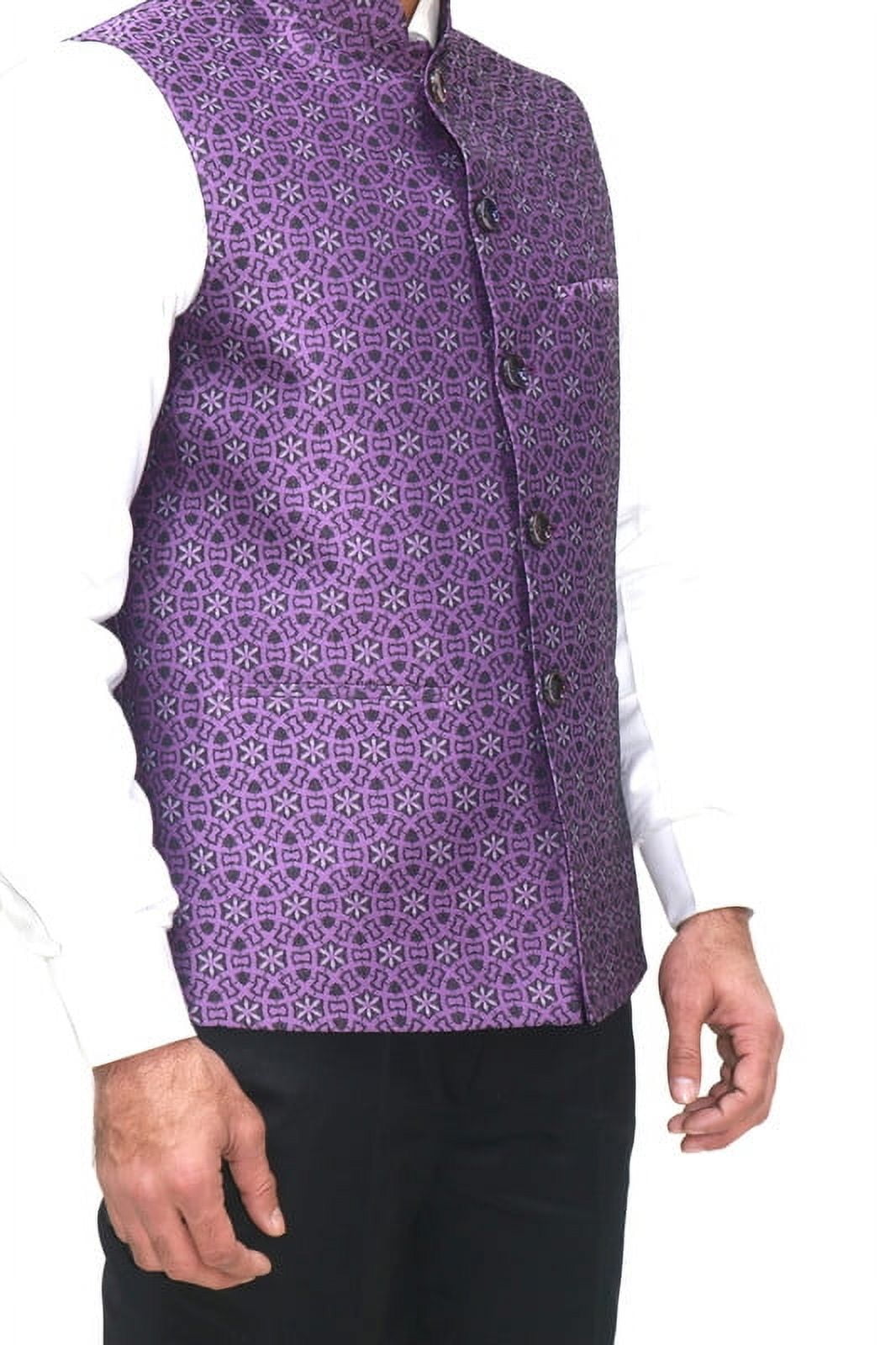 Luxe Jacquard Nehru Jacket for Men - Designer Formal Party Wear ...