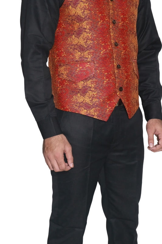 Luxe Jacquard Nehru Jacket for Men - Stylish Indian Wedding Vest Coat ...