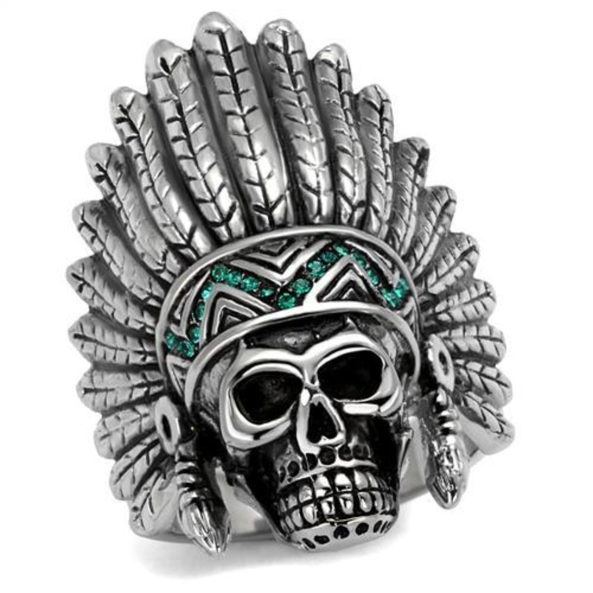 Luxe Jewelry Designs Men's High Polished Stainless Steel Skull Design ...
