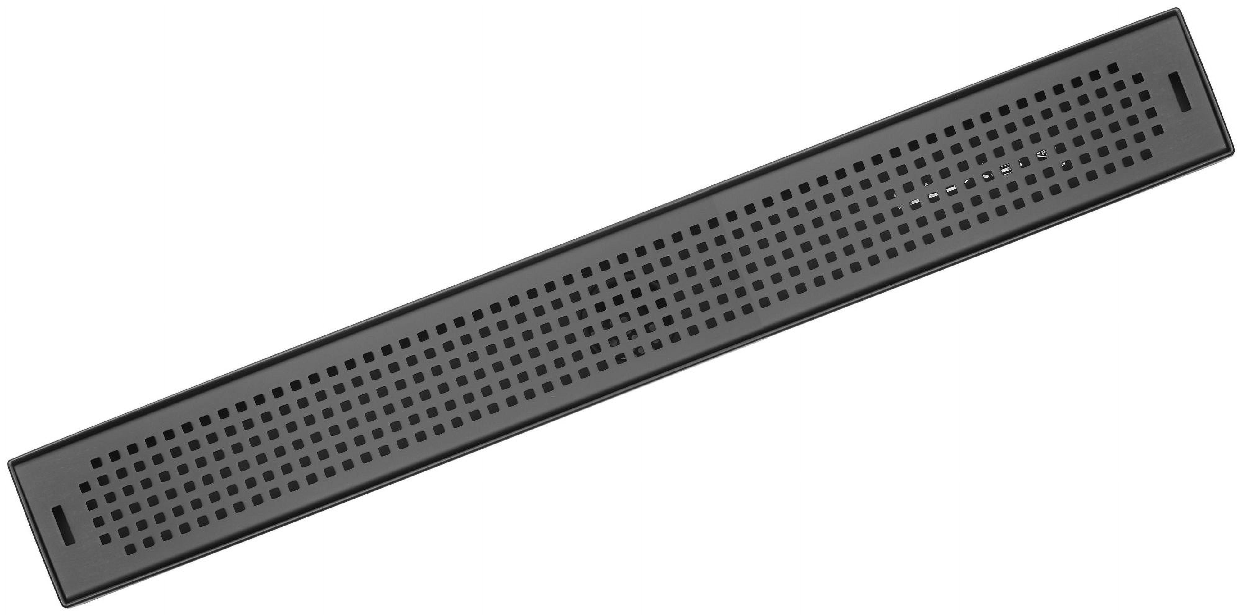 Luxe Linear Drains Sp-36 36" Square Pattern Grate Linear Shower Drain ...