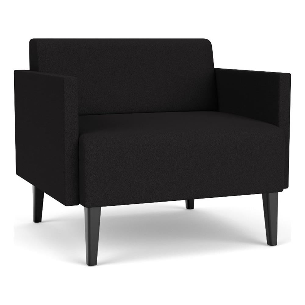 Luxe Lounge Lobby Reception Waiting Bariatric Chair / Black Steel Legs ...