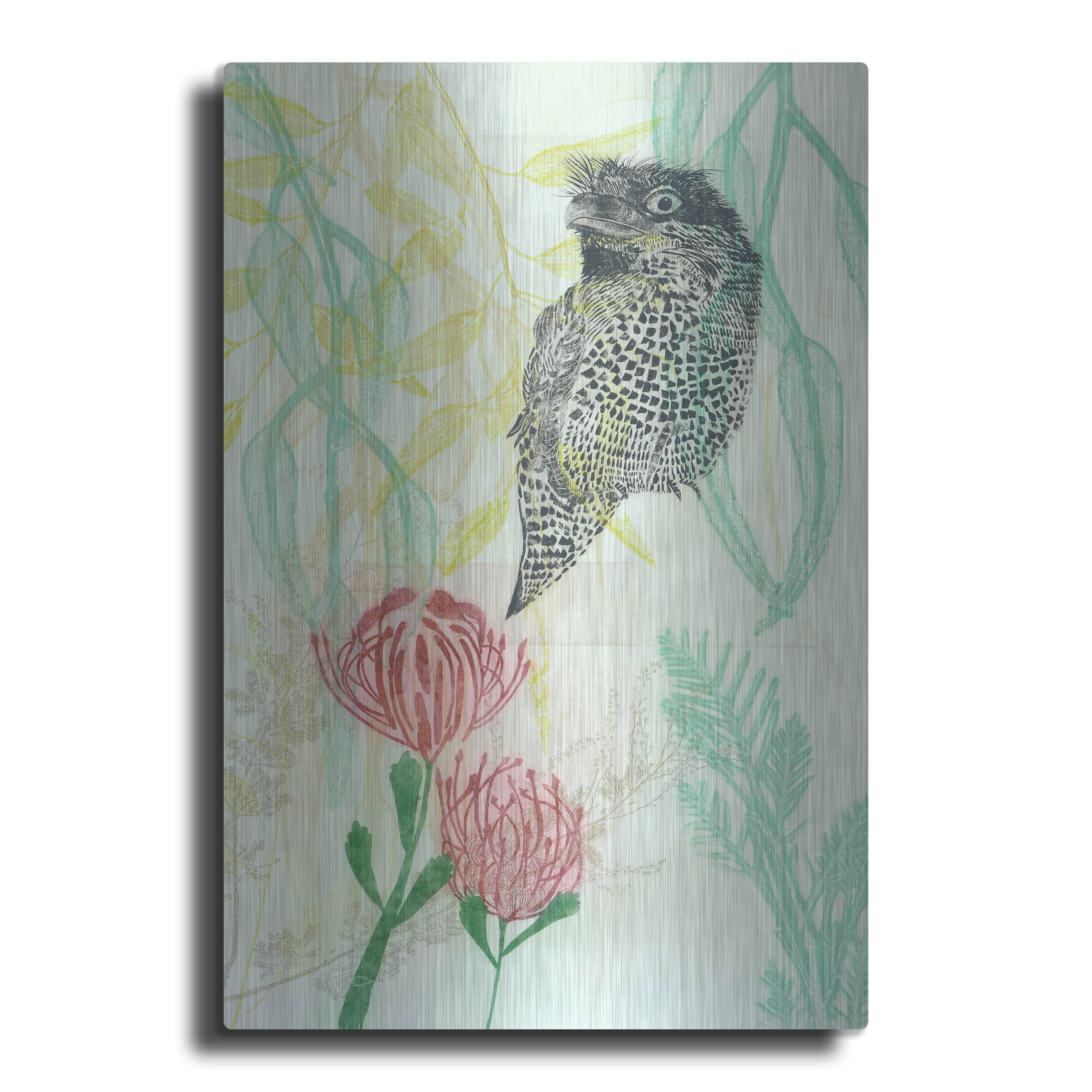 Luxe Metal Art ' A Curious Tawny' by Trudy Rice, Metal Wall Art, 12"x16 ...