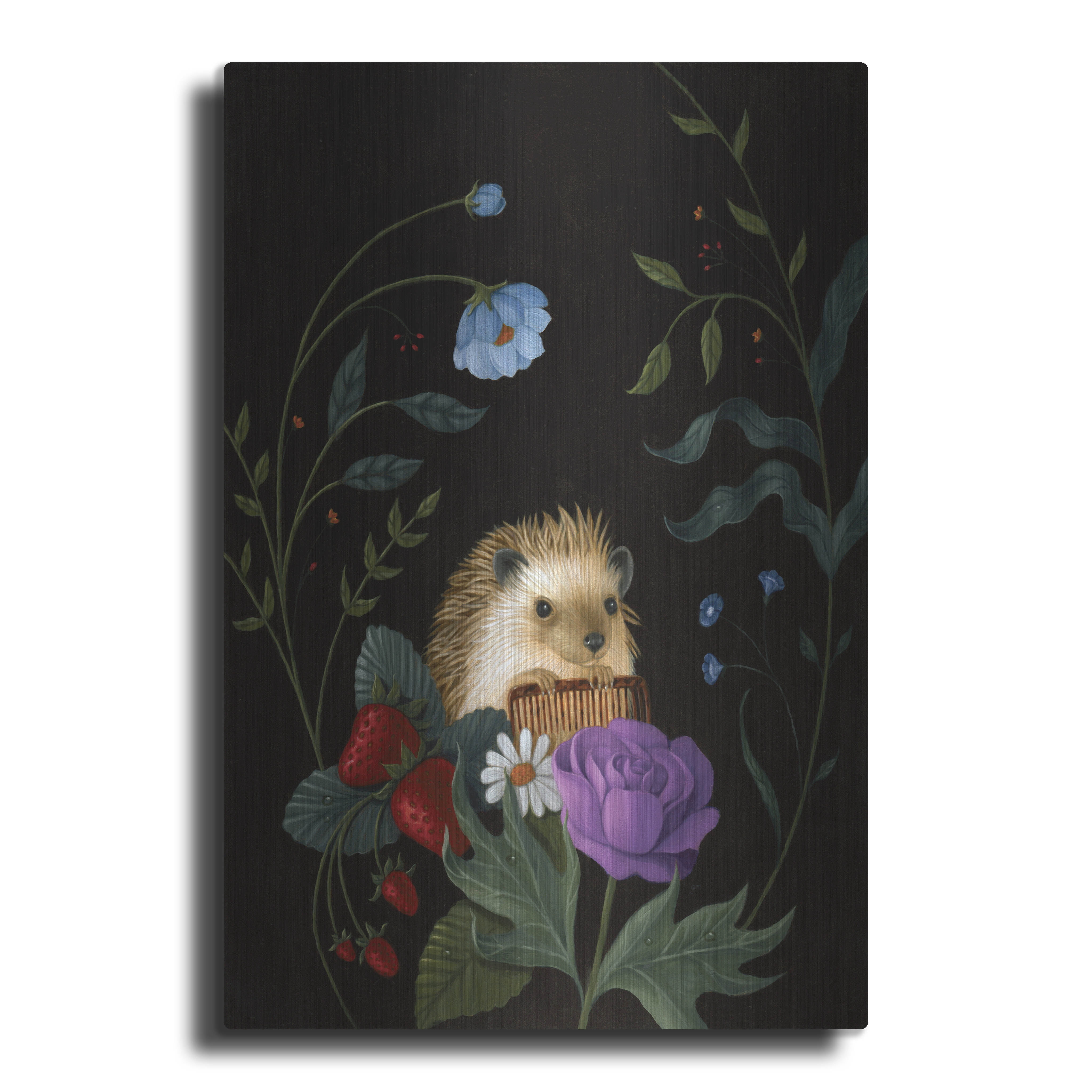 Luxe Metal Art 'A Dashing Fellow' by Gina Matarazzo, Metal Wall Art, 16 ...