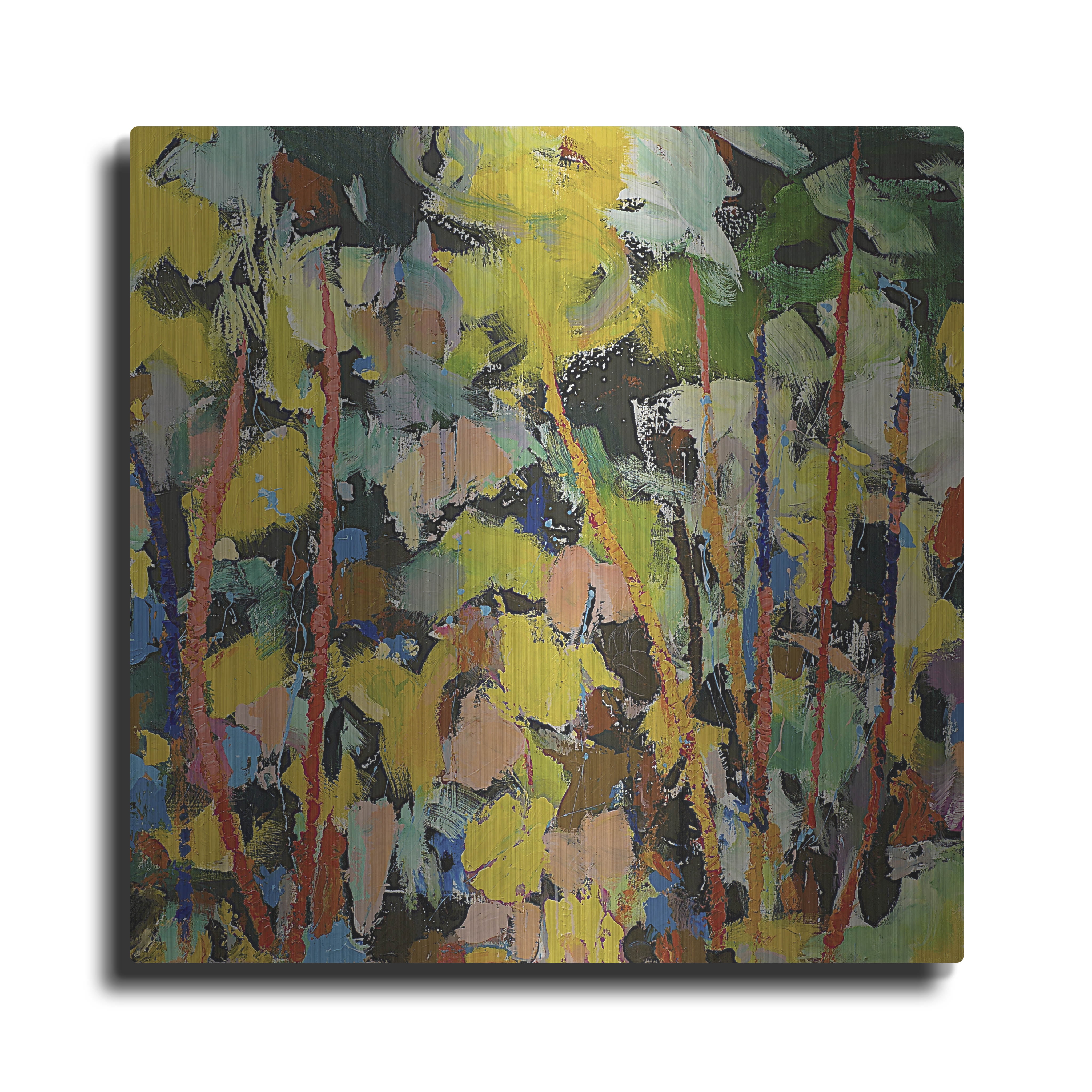 Luxe Metal Art 'Airglow' by Allan Friedlander Metal Wall Art, 24" x 24 ...