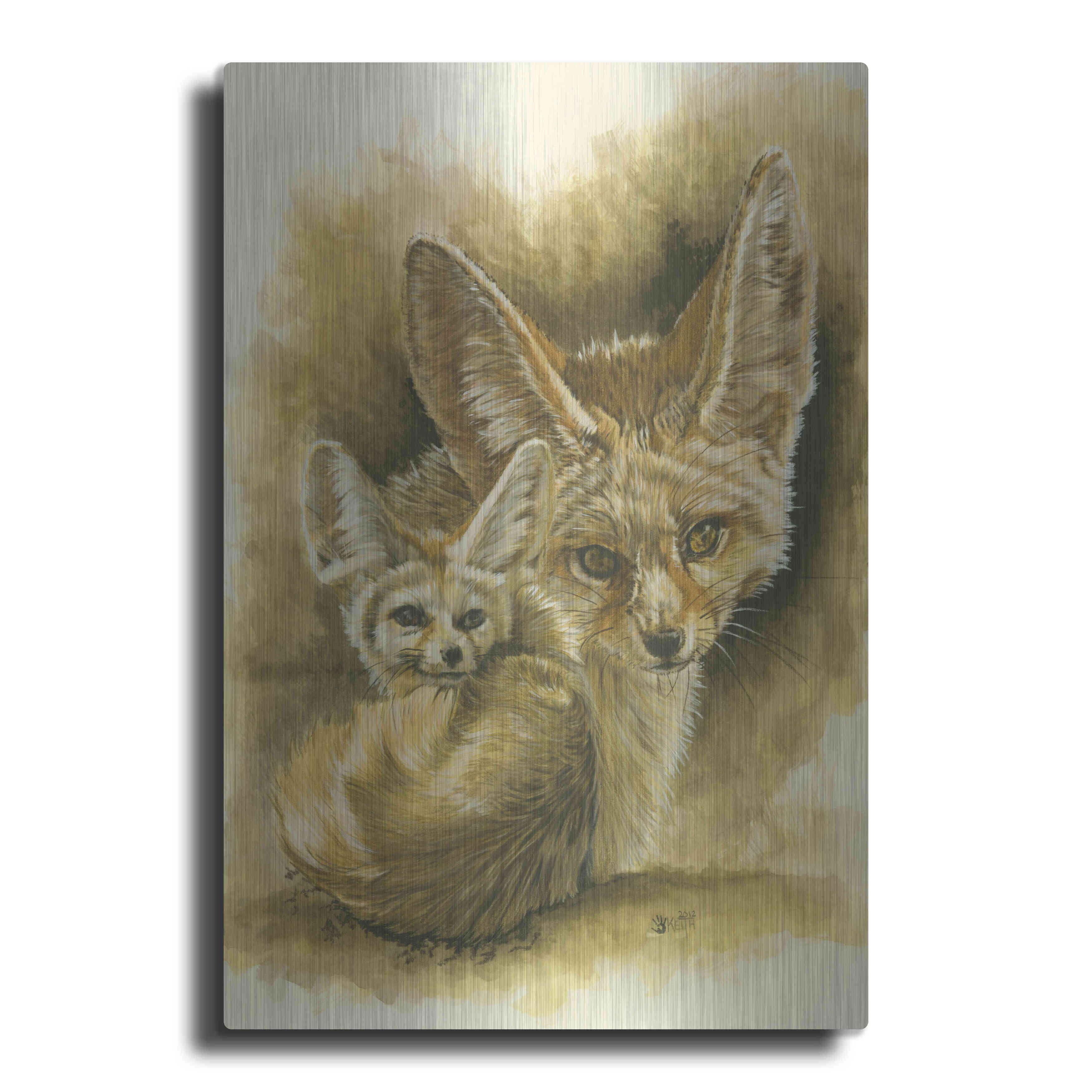 Luxe Metal Art 'Artful' by Barbara Keith, Metal Wall Art, 16"x24 ...