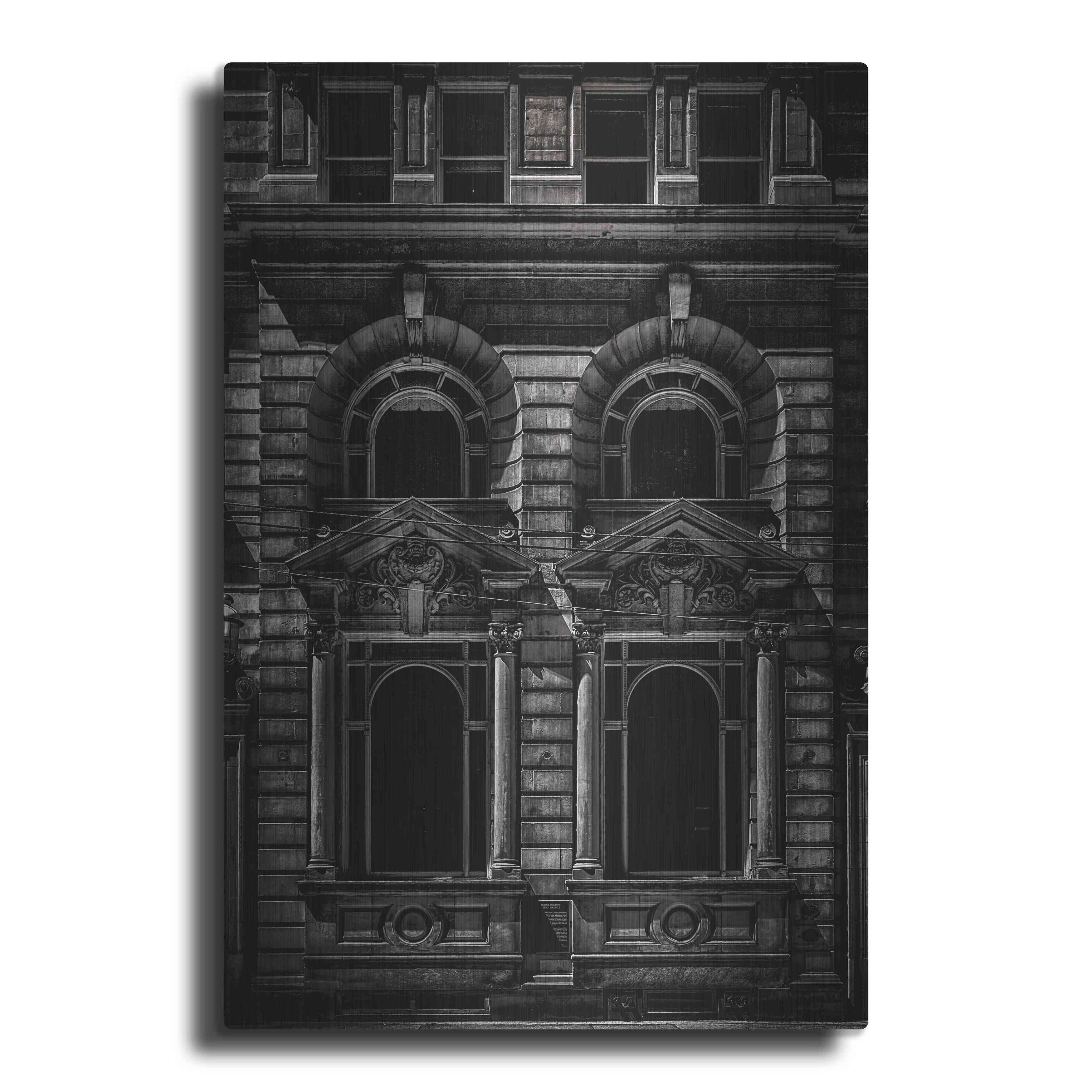 Luxe Metal Art 'Birkbeck Building No 2' by Brian Carson, Metal Wall Art ...