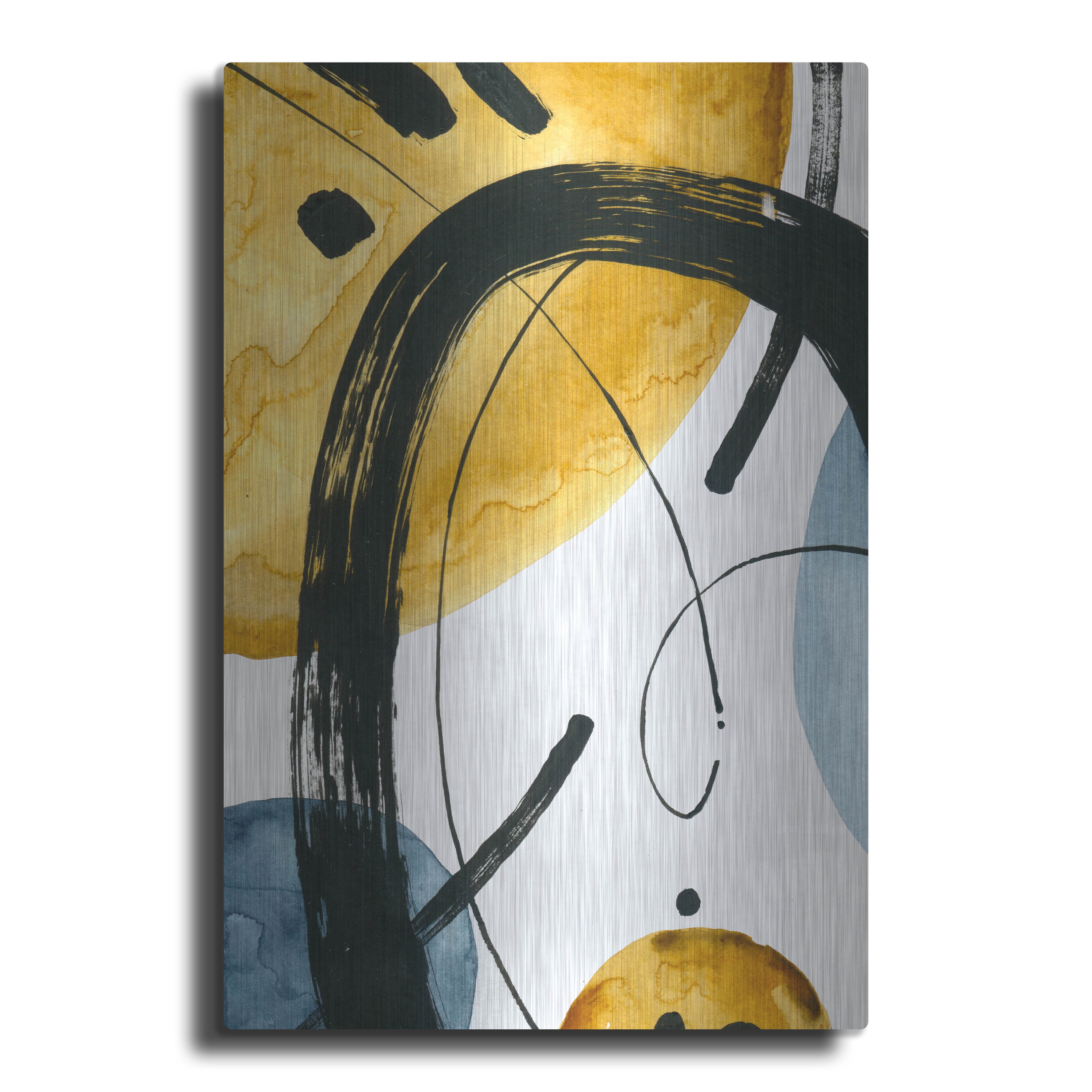 Luxe Metal Art 'Black Ellipse' by Svetlana Aleynikova Metal Wall Art ...