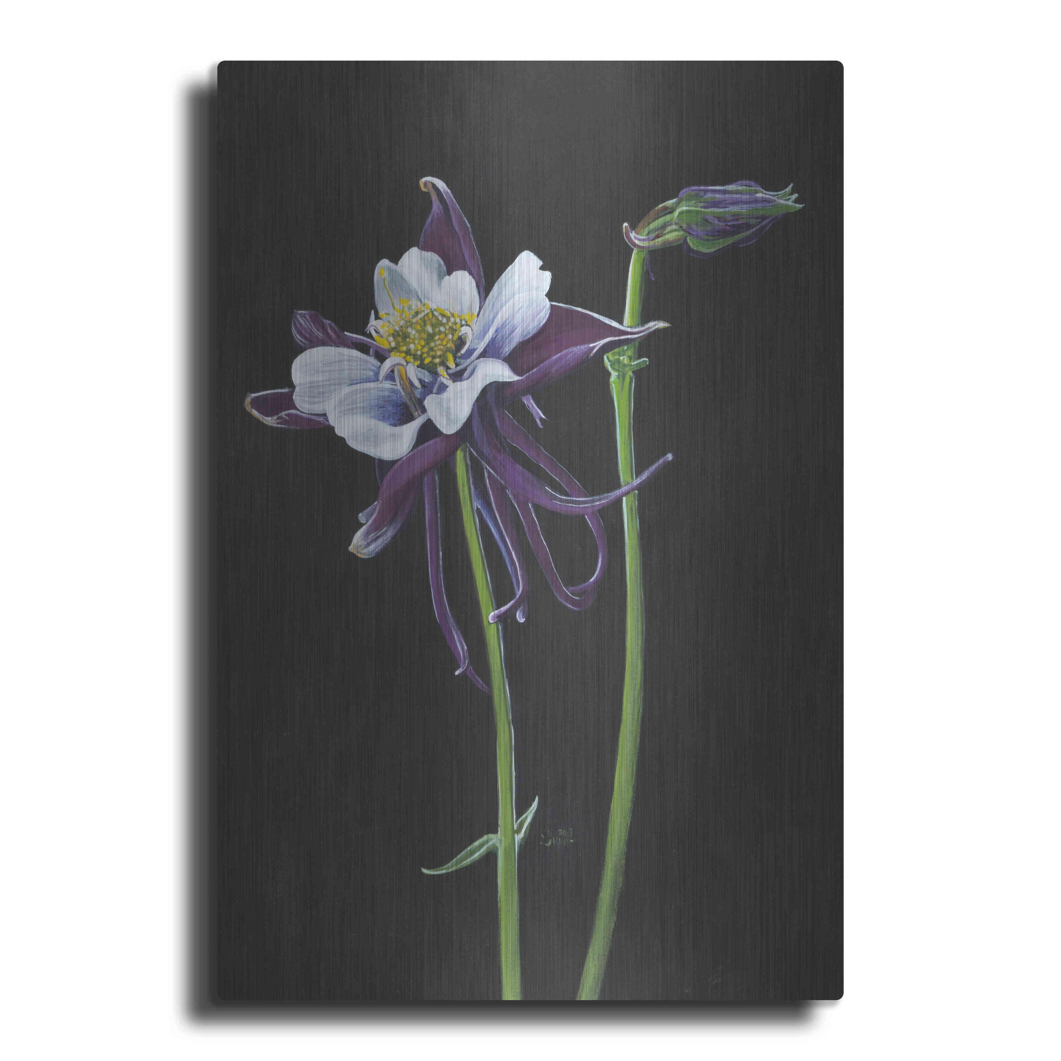 Luxe Metal Art 'Blossom' by Barbara Keith, Metal Wall Art, 24"x36 ...