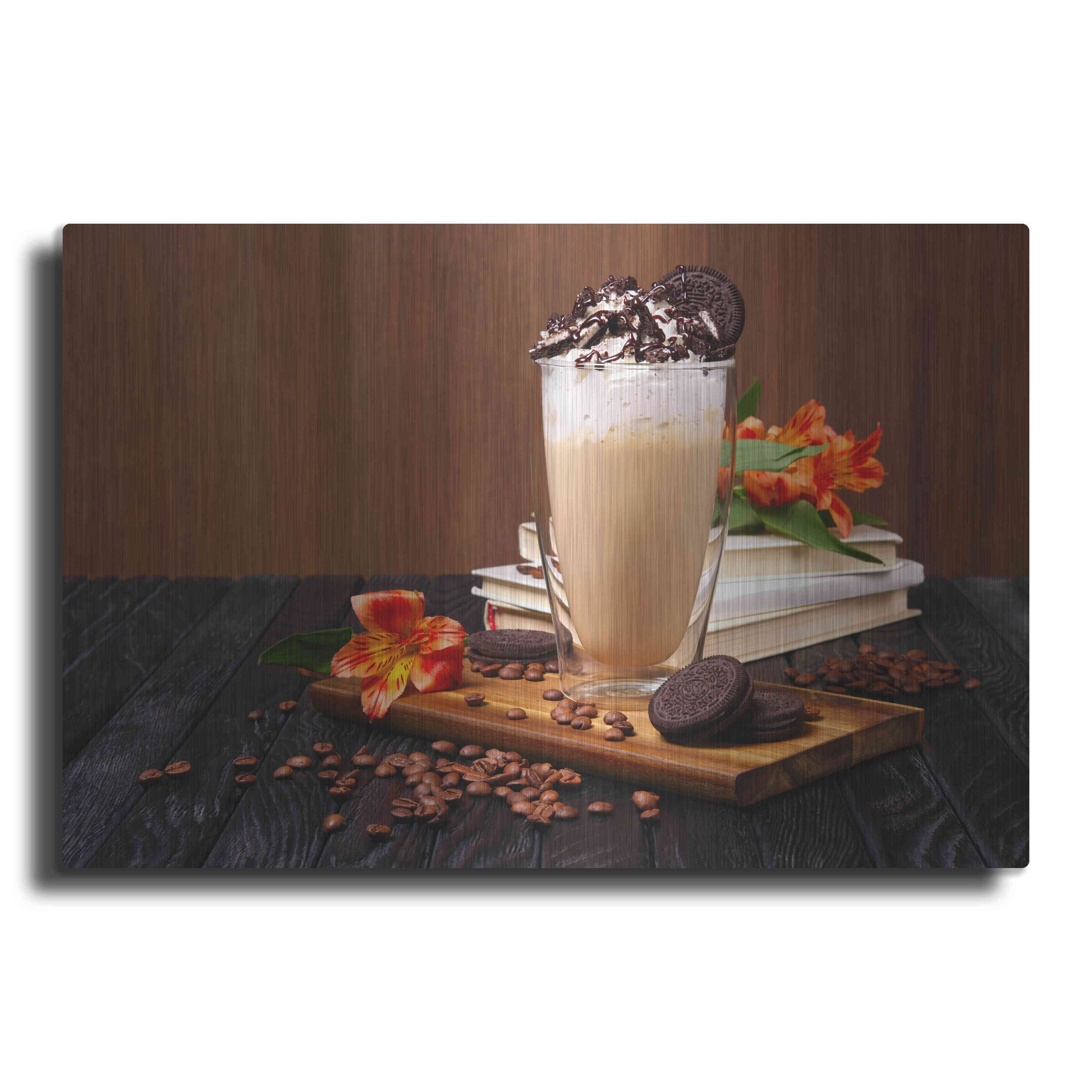 Luxe Metal Art 'Boozy Milkshake' by Epic Portfolio, Metal Wall Art, 36 ...