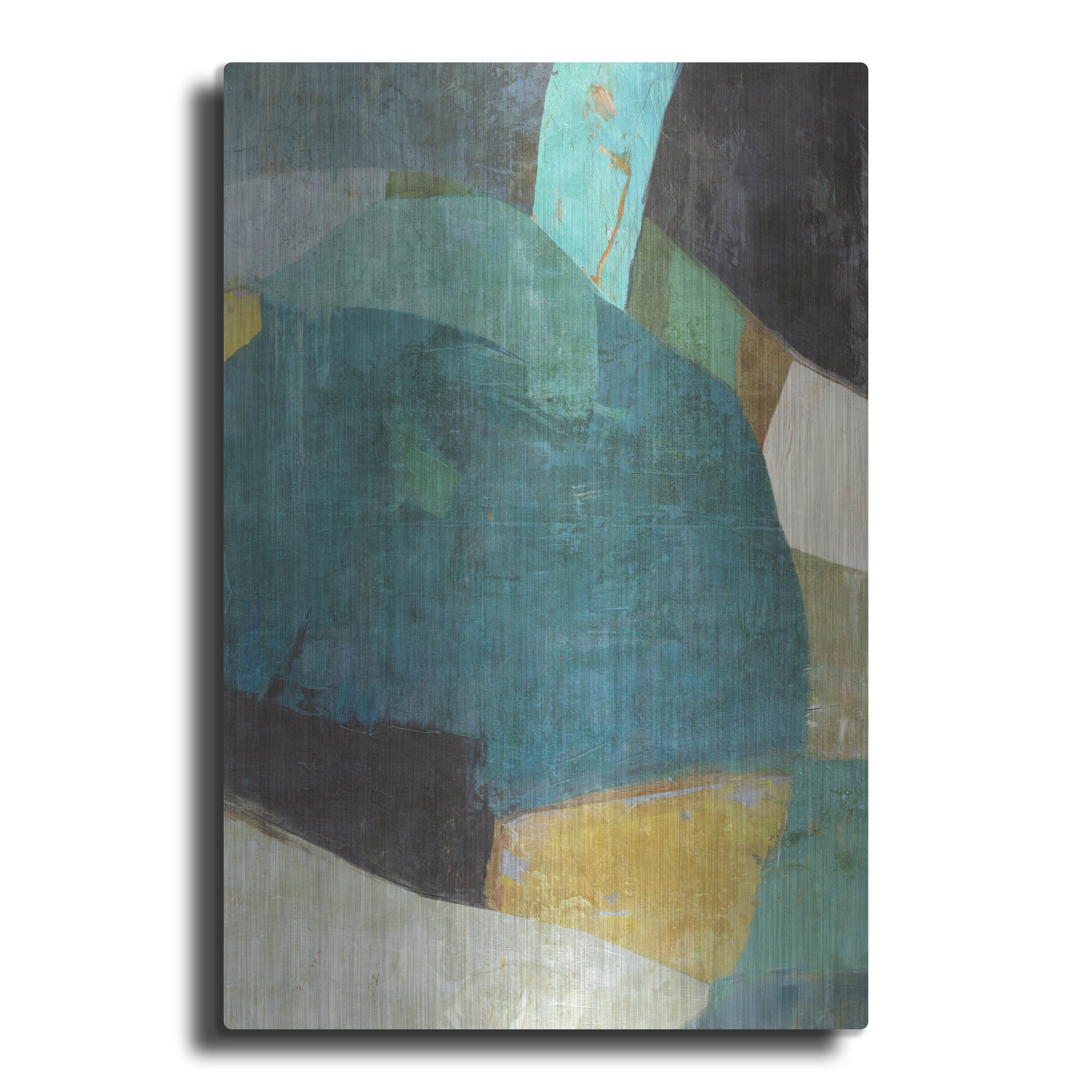 Luxe Metal Art 'Boulder Field 2' by Suzanne Nicoll Metal Wall Art, 16 ...