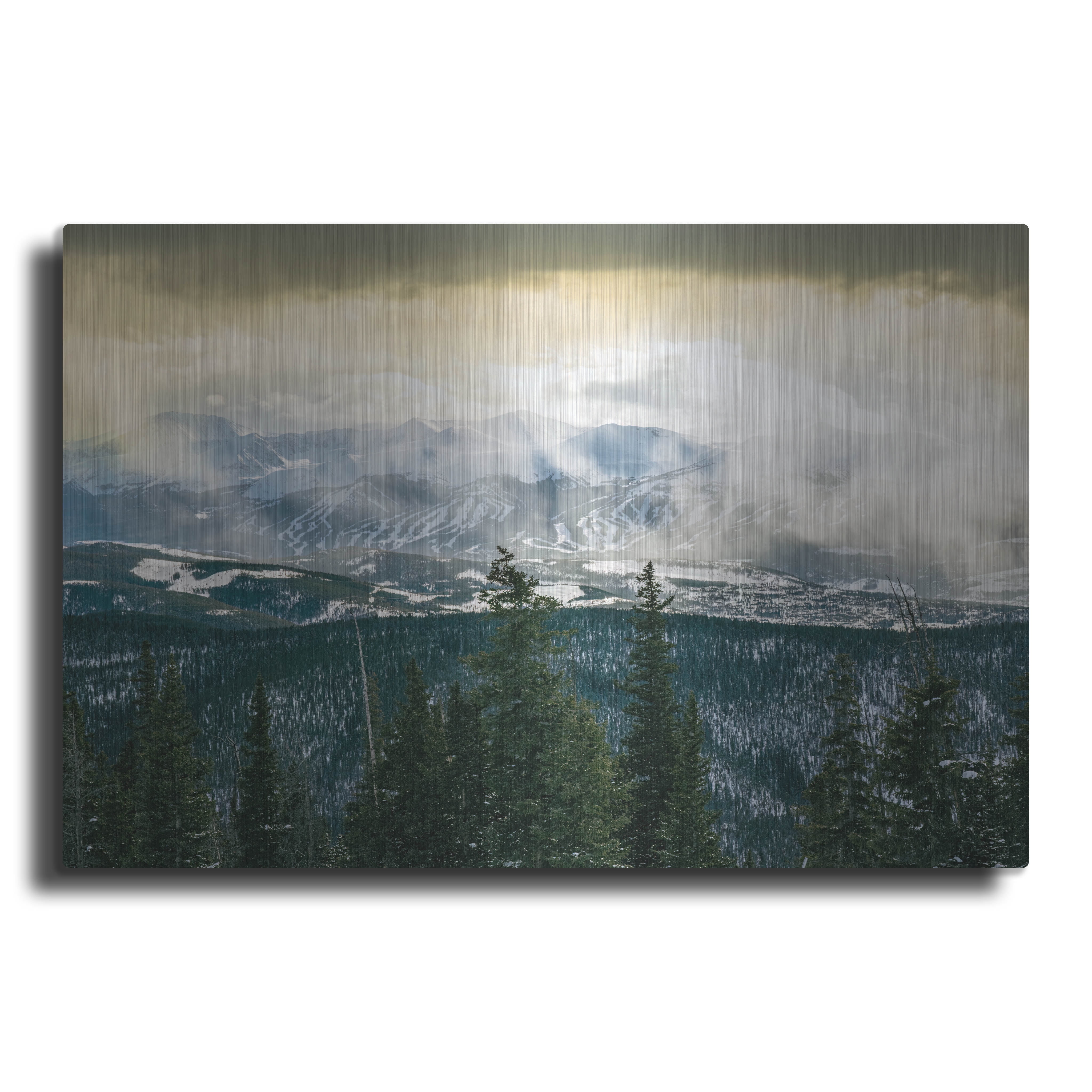 Luxe Metal Art 'Breckenridge, Colorado' by Luxe Metal Portfolio, Metal ...