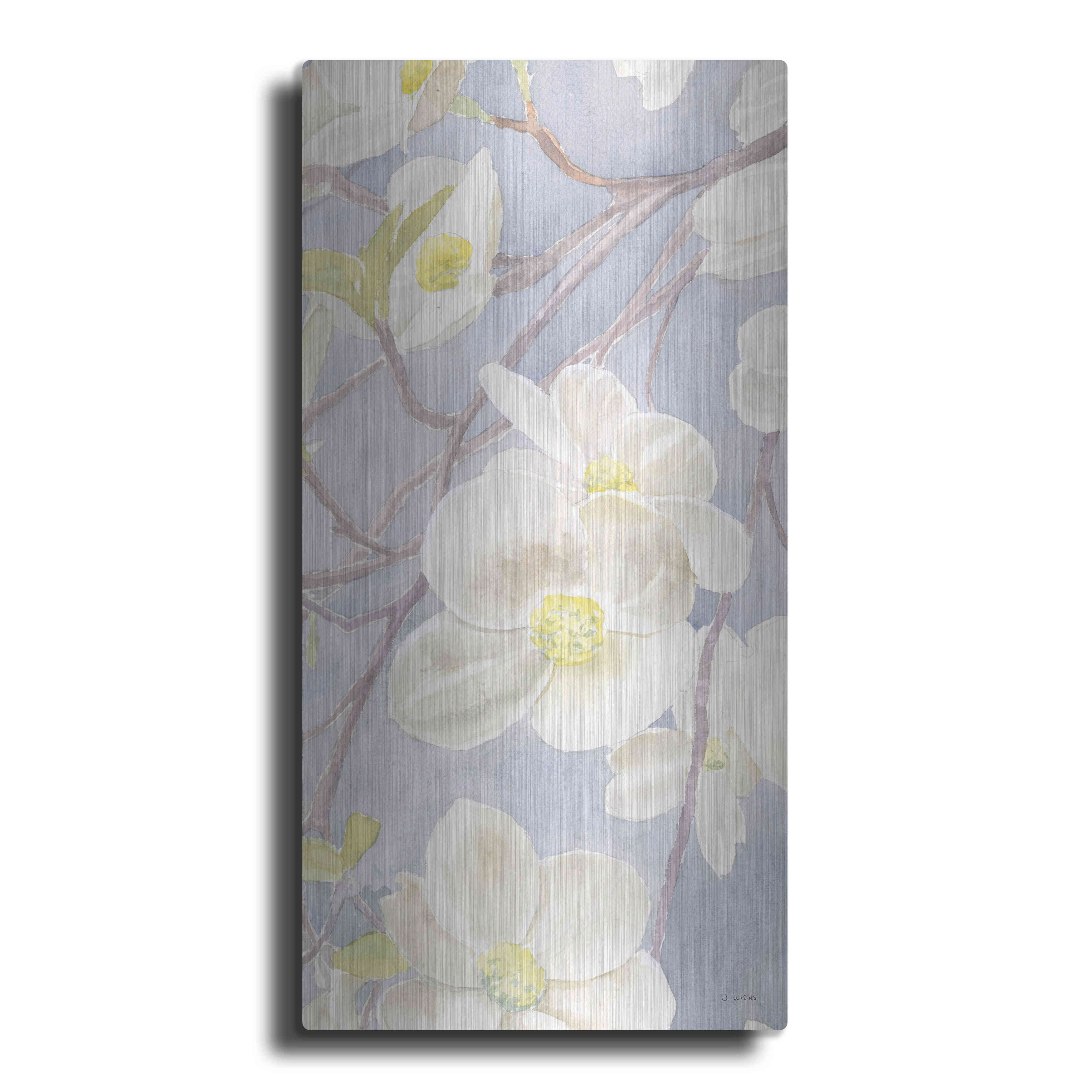Luxe Metal Art 'Breezy Blossoms II' by James Wiens, Metal Wall Art, 12 ...