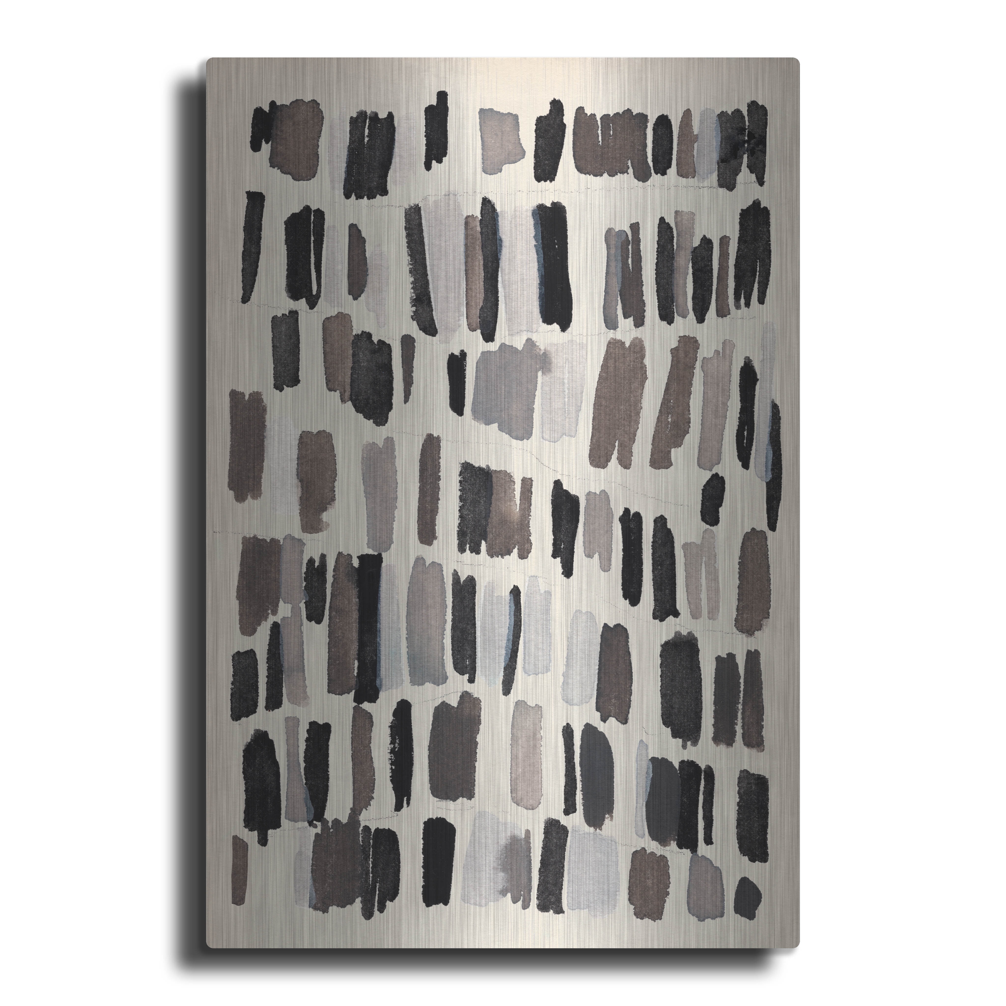 Luxe Metal Art 'Chalk And Flint 3' by Annie Warren Metal Wall Art, 16 ...