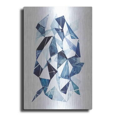 Luxe Metal Art 'Narcissism' by Cynthia Decker, Metal Wall Art, 12"x12 ...