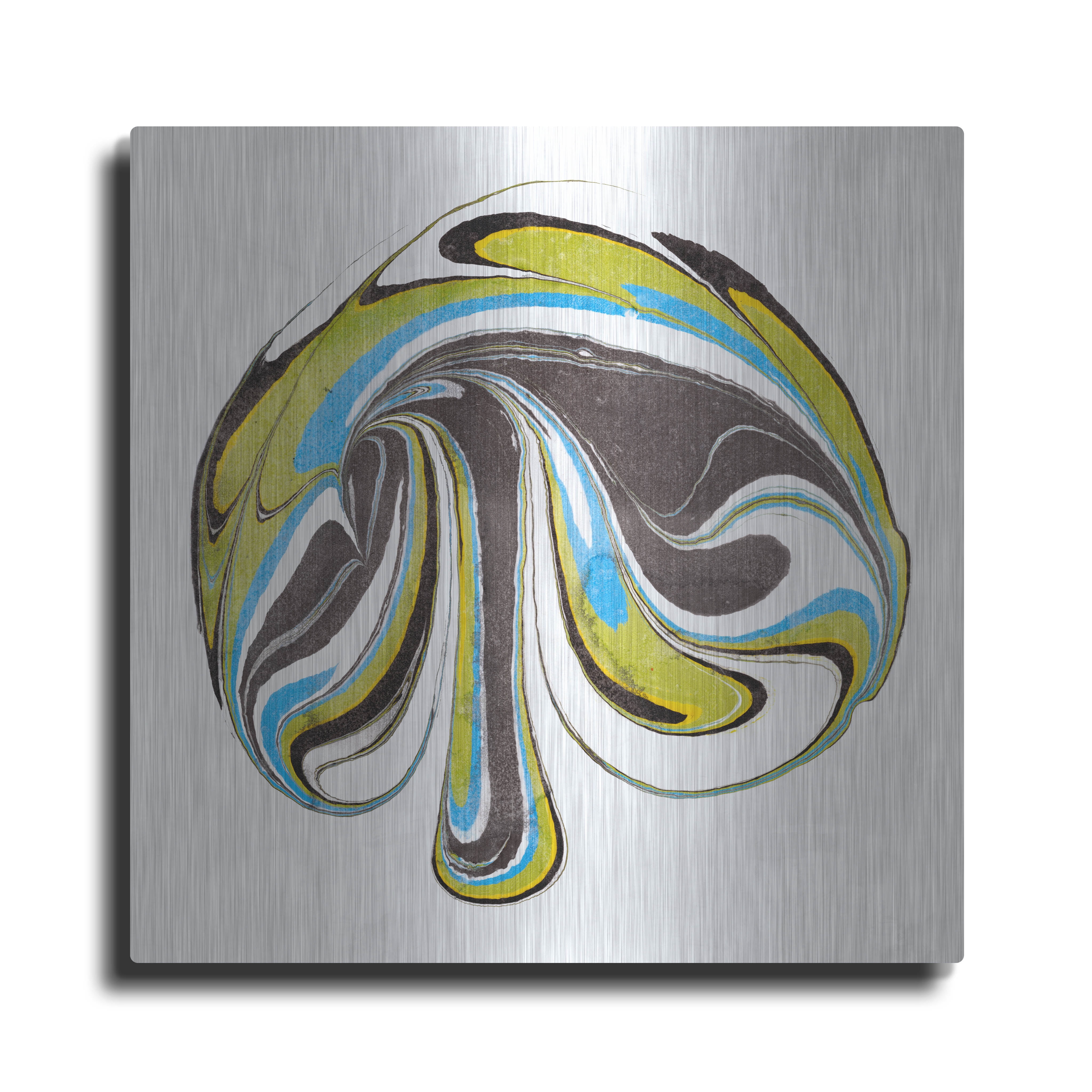 Luxe Metal Art 'Citrine Momentum 3' by Alicia Ludwig Metal Wall Art, 24 ...