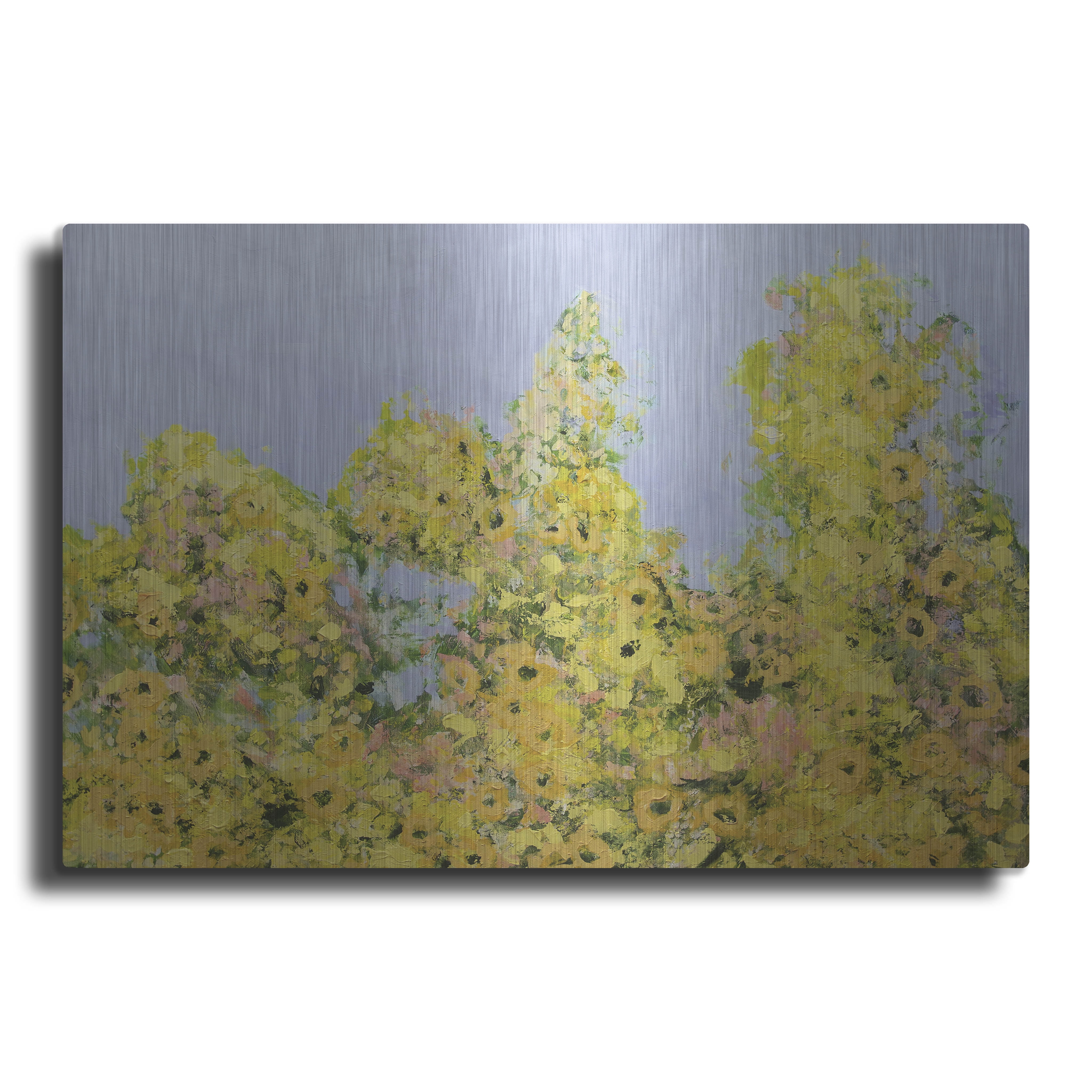 Luxe Metal Art 'Clinging Vines' by Allan Friedlander Metal Wall Art, 24 ...