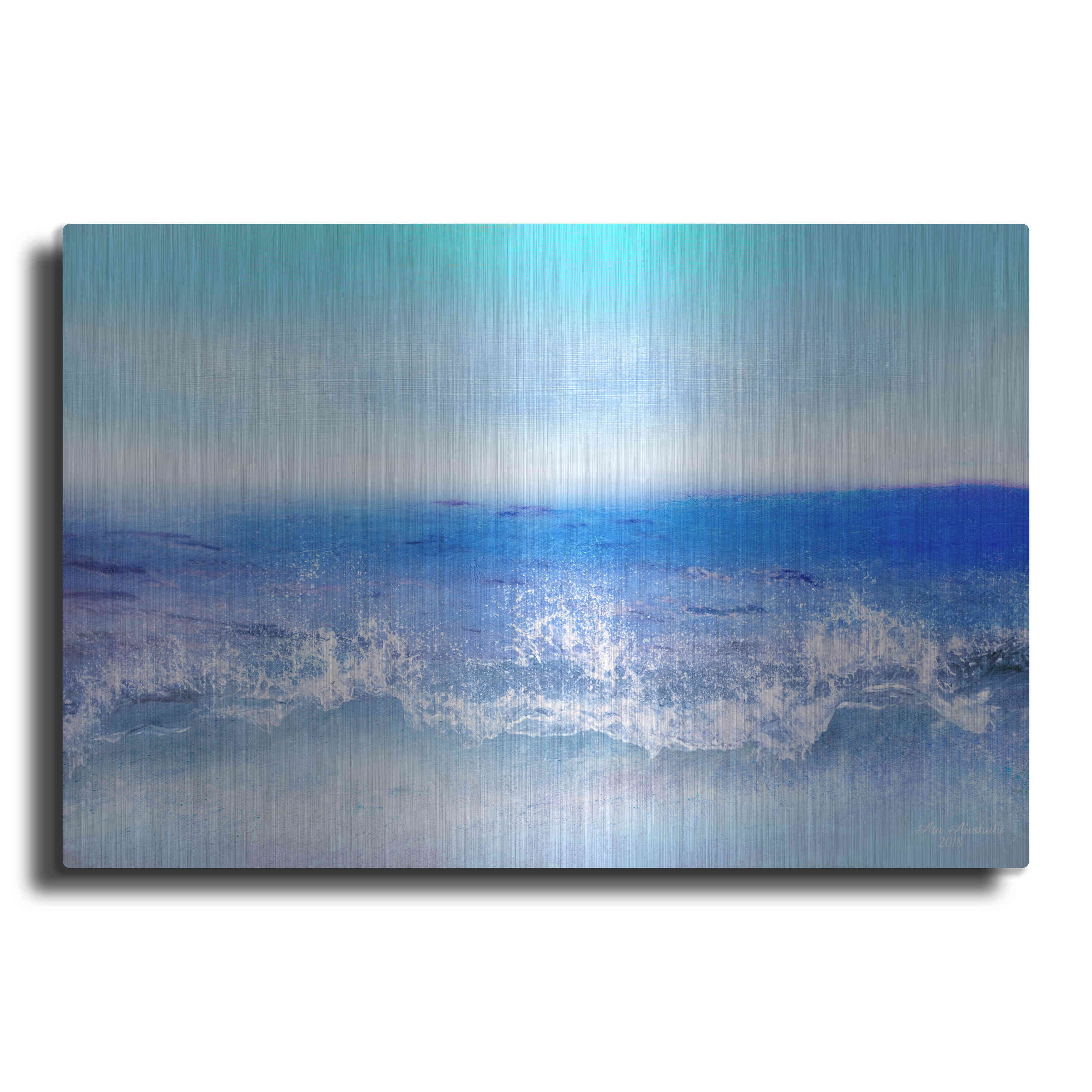 Luxe Metal Art 'Colors And Nature Ab1' by Ata Alishahi, Metal Wall Art ...