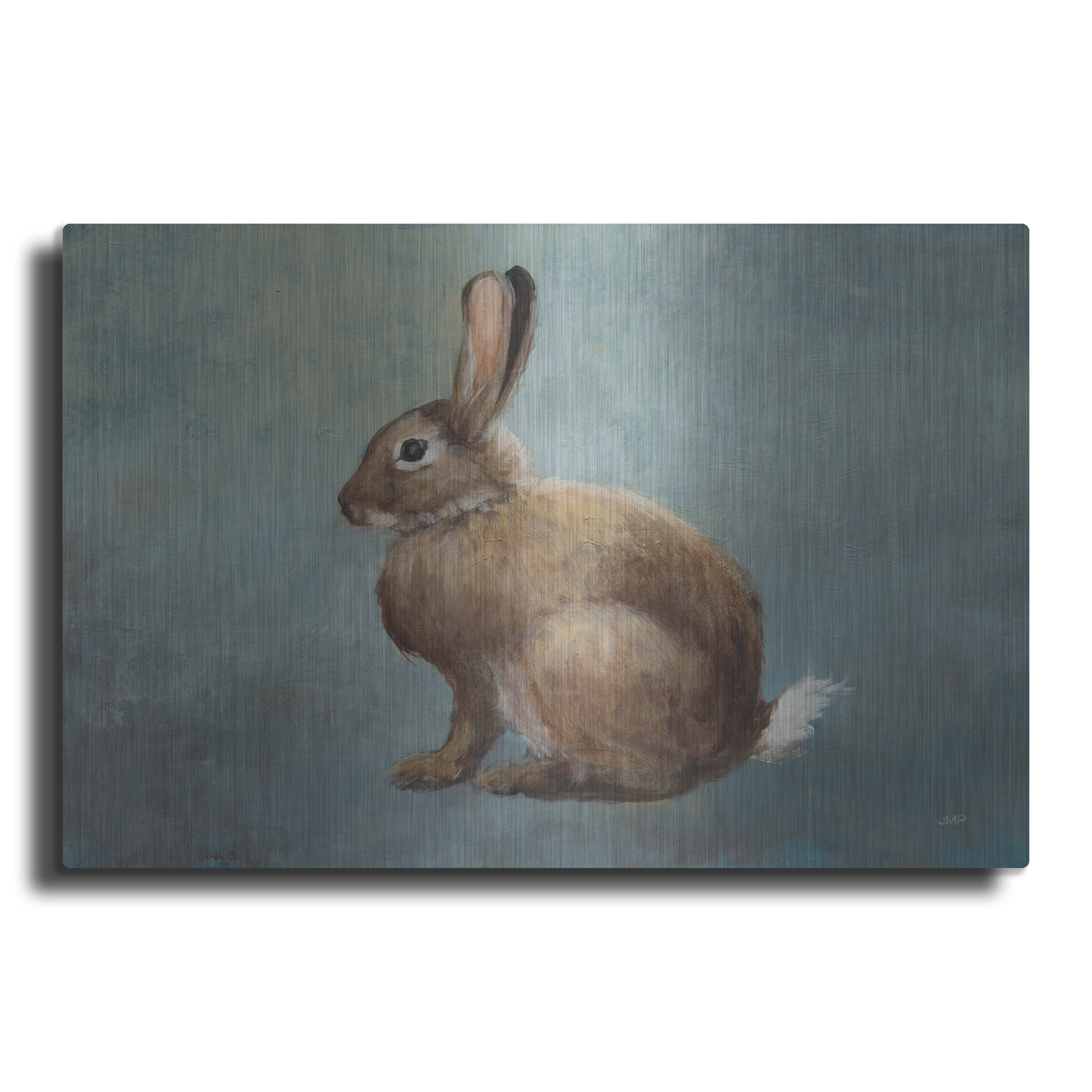 Luxe Metal Art 'Country Hare 2' by Julia Purinton Metal Wall Art, 36" x ...
