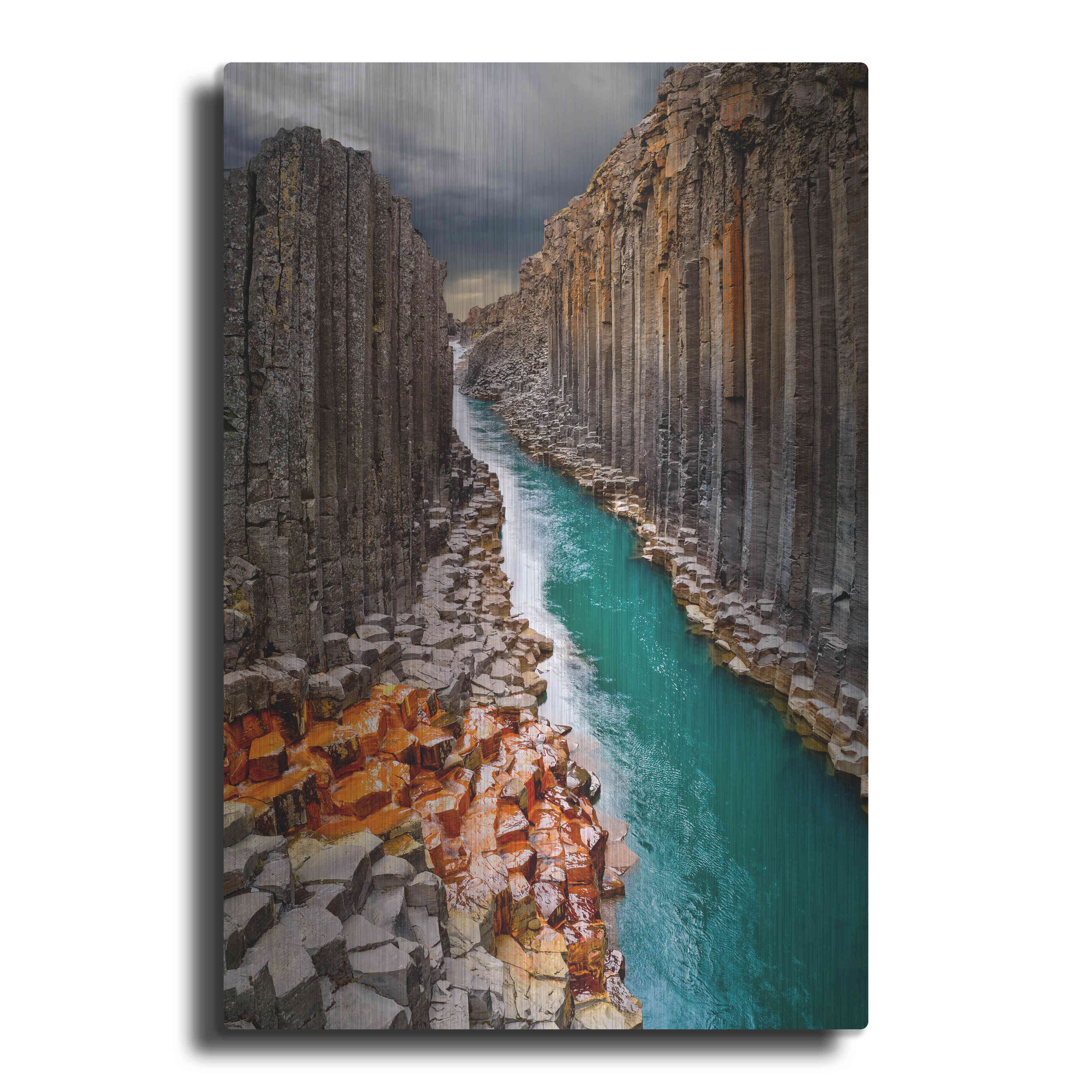 Luxe Metal Art 'Divided' Metal Wall Art, 24"x36" - Walmart.com