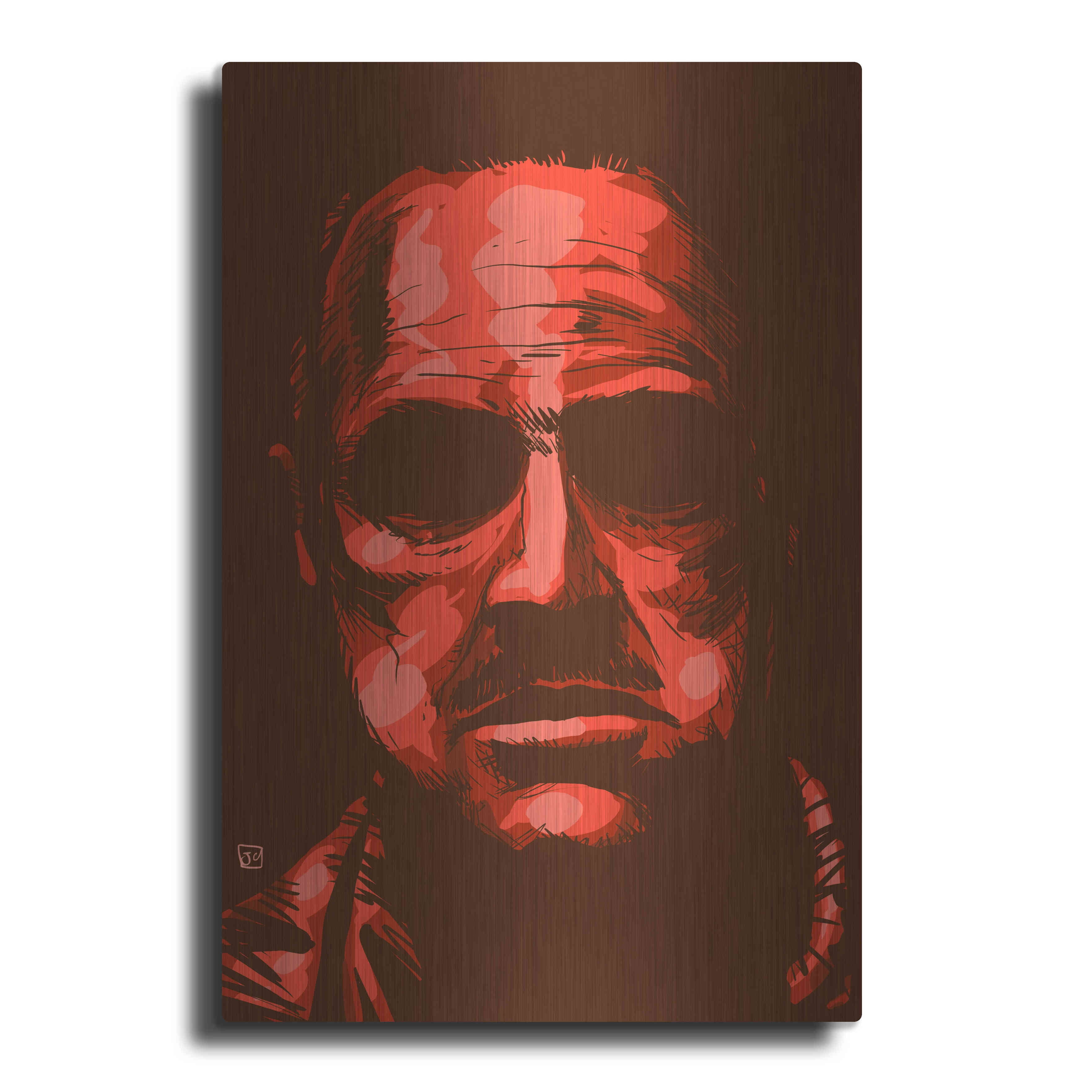 Luxe Metal Art 'Don Vito Corleone' by Giuseppe Cristiano, Metal Wall Art, 24"x36" - Walmart.com