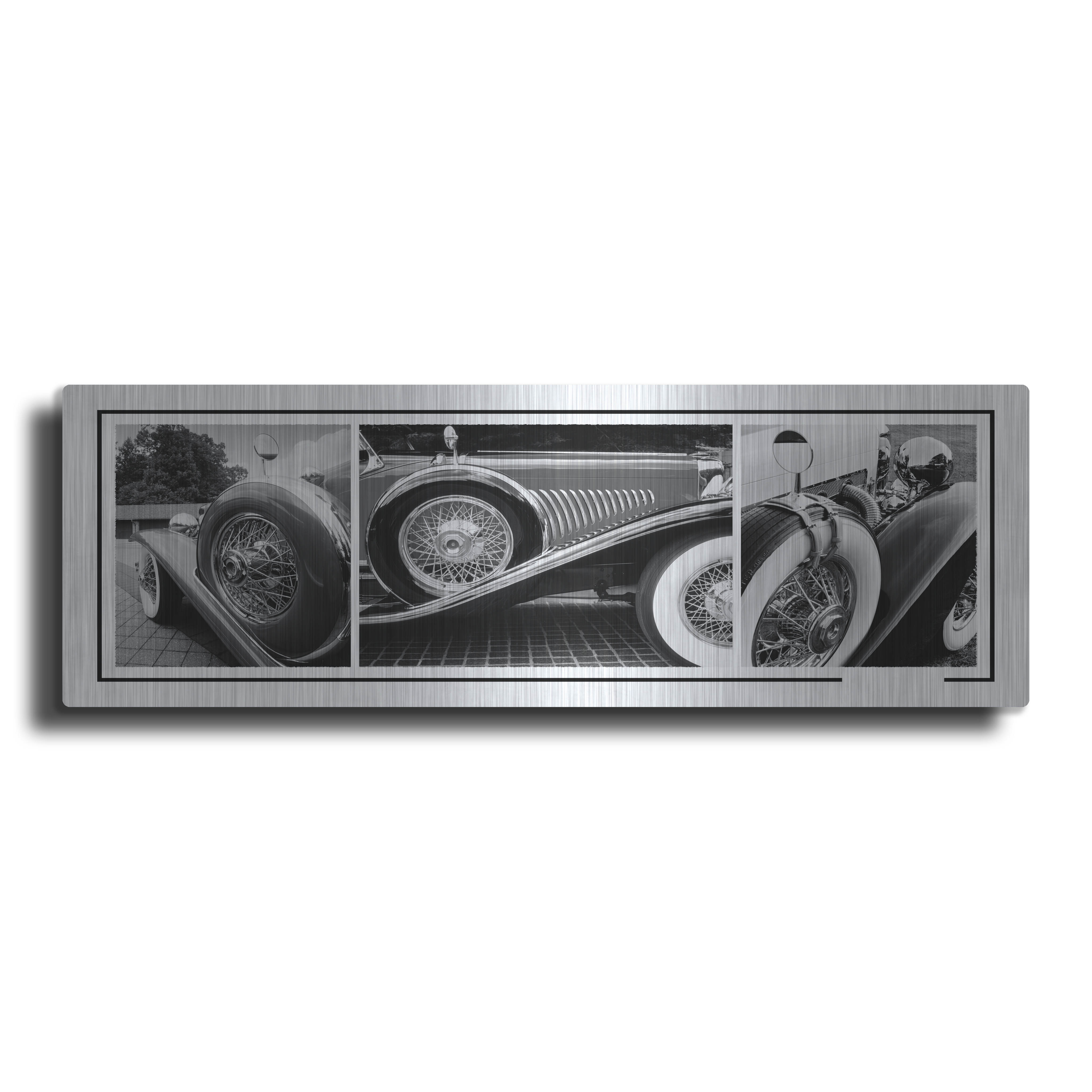 Luxe Metal Art 'Dusenberg Montage 1' by Monte Nagler, Metal Wall Art ...