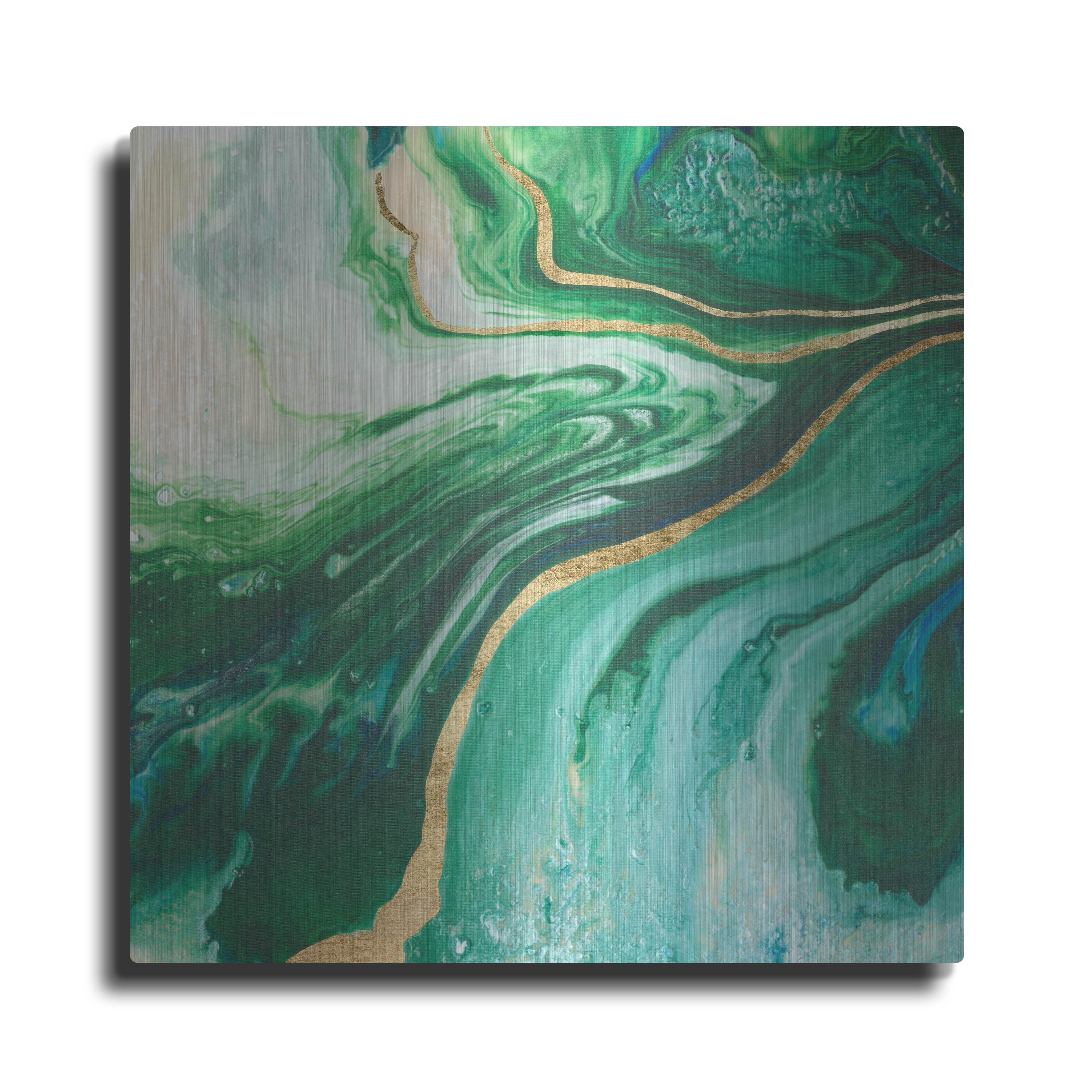 Luxe Metal Art 'Embellished Amazonian 1' by Alicia Ludwig Metal Wall ...