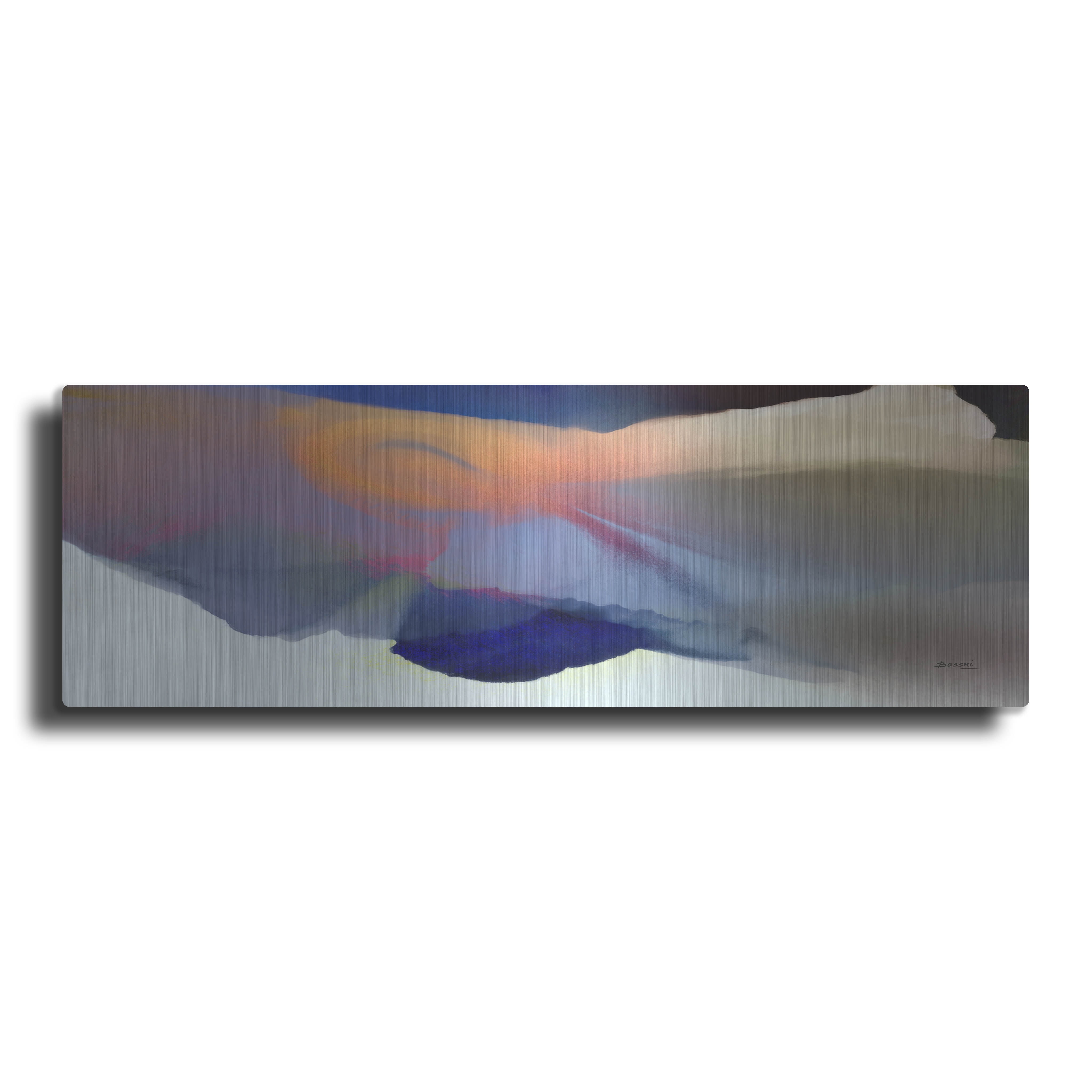 Luxe Metal Art 'Embrace 2' by Bassmi Ibrahim, Metal Wall Art, 36"x12 ...