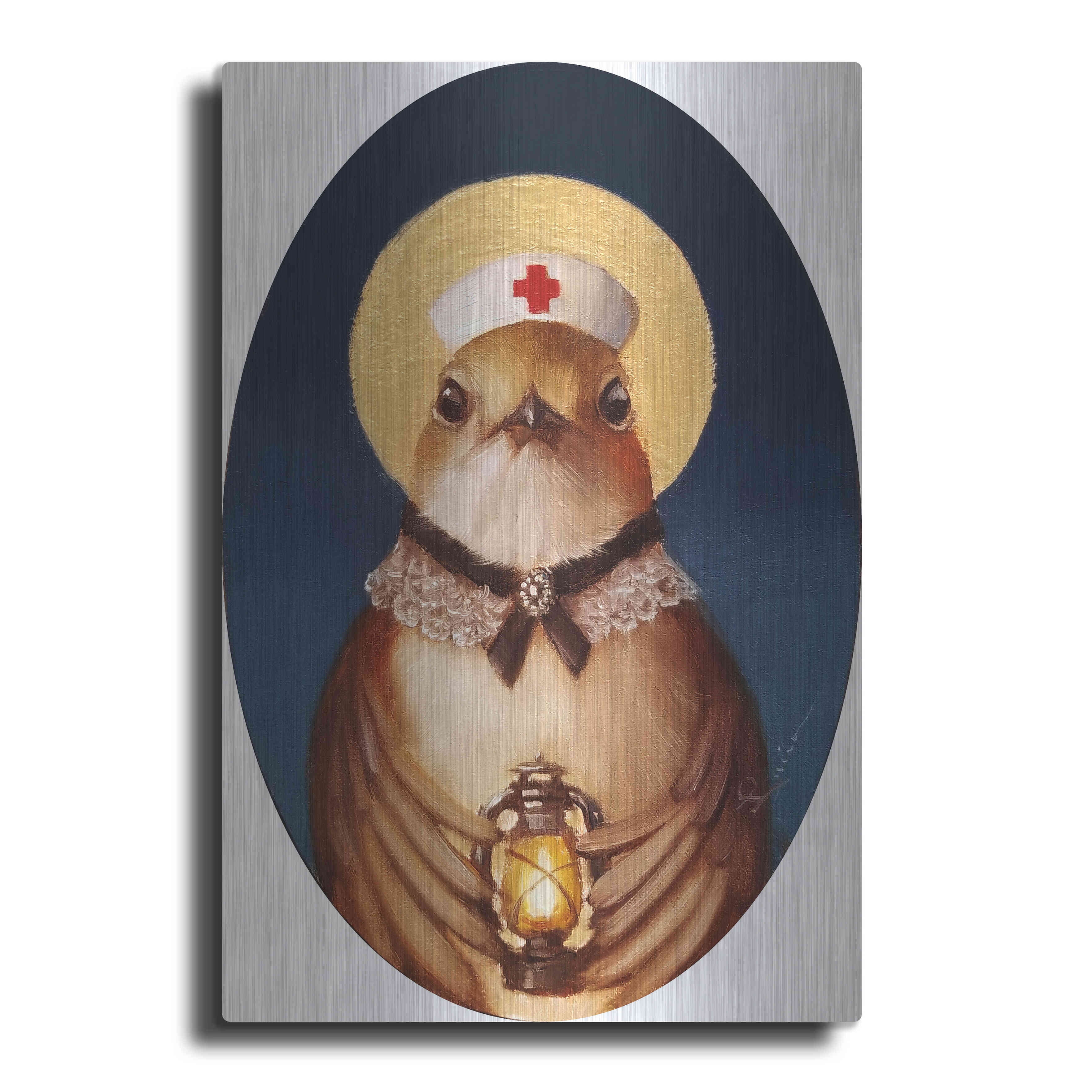 Luxe Metal Art 'Florence Nightingale' by Lucia Heffernan, 24"x36 ...