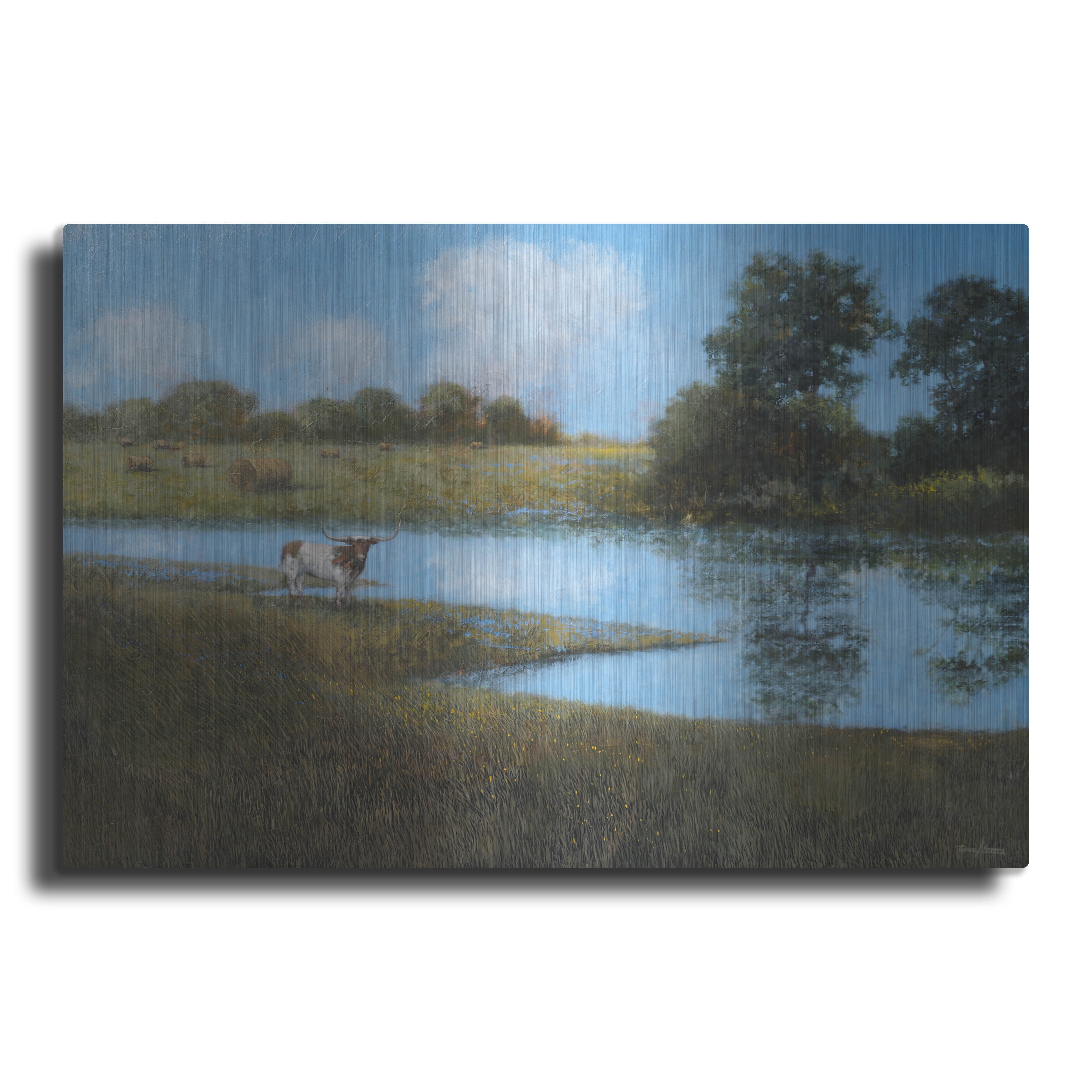 Luxe Metal Art ' Follow Your Horizon' by Thomas Stotts, Metal Wall Art ...