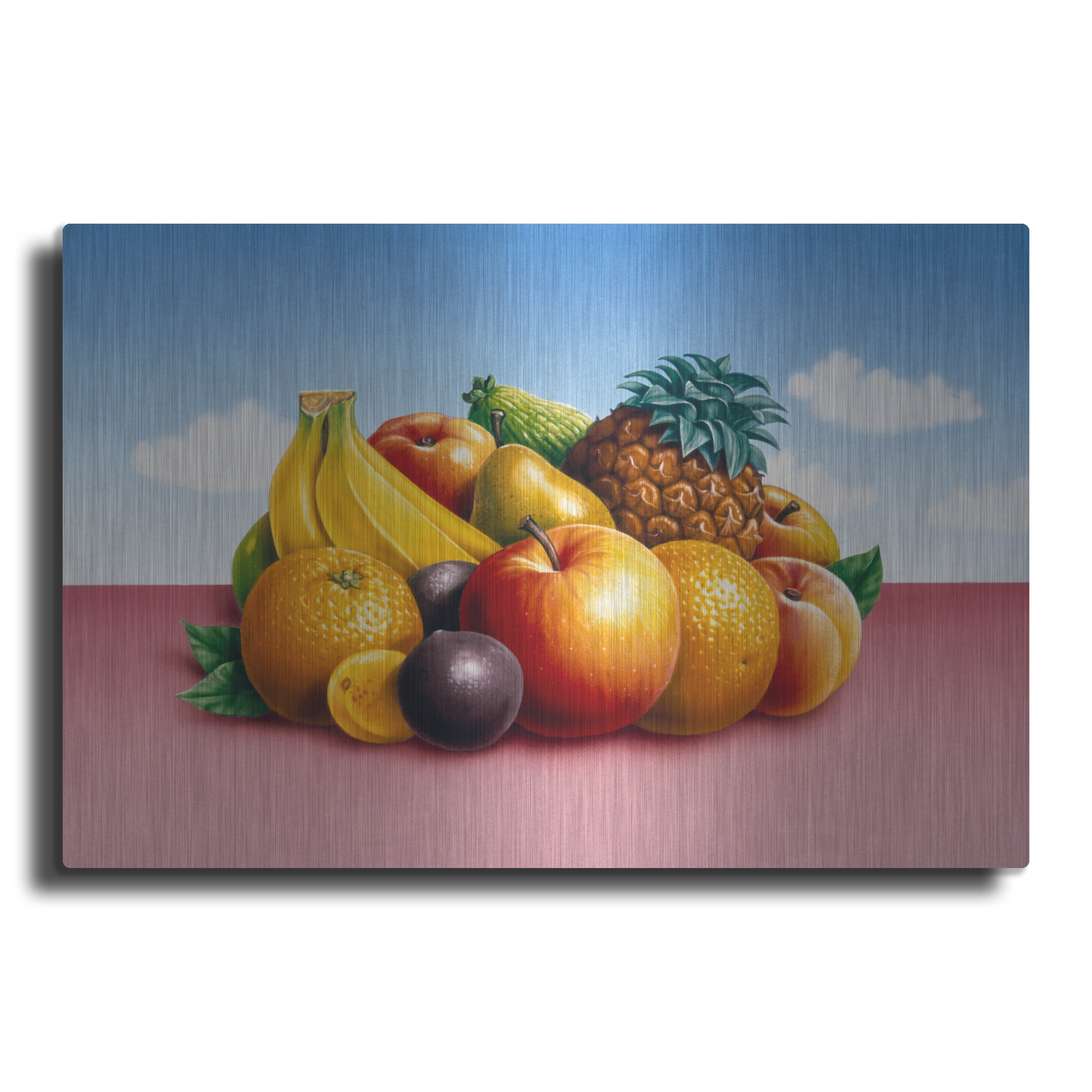 Luxe Metal Art 'Fruit 2' by Harro Maass, Metal Wall Art, 36"x24 ...