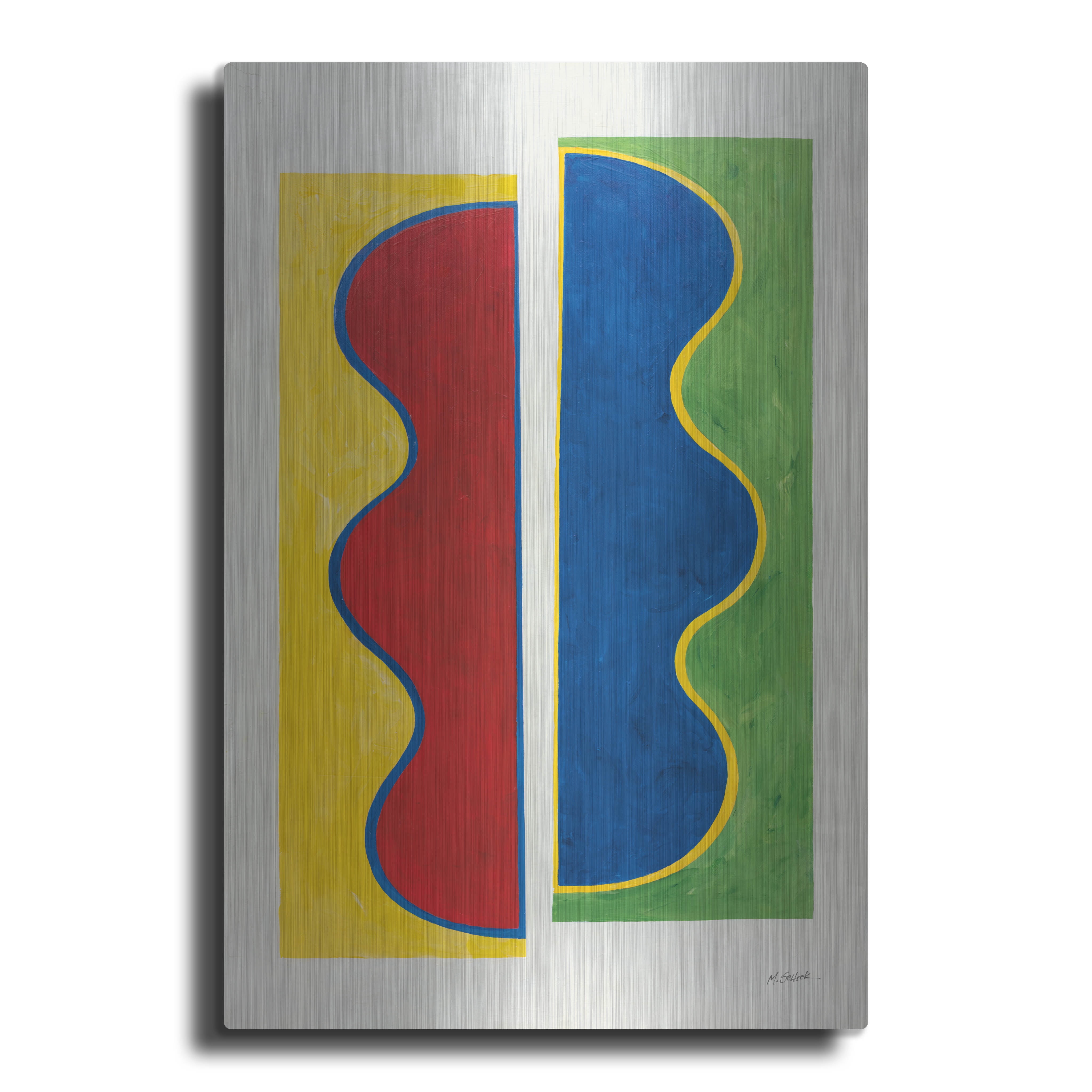 Luxe Metal Art 'Fusion' by Mike Schick Metal Wall Art, 16" x 24 ...
