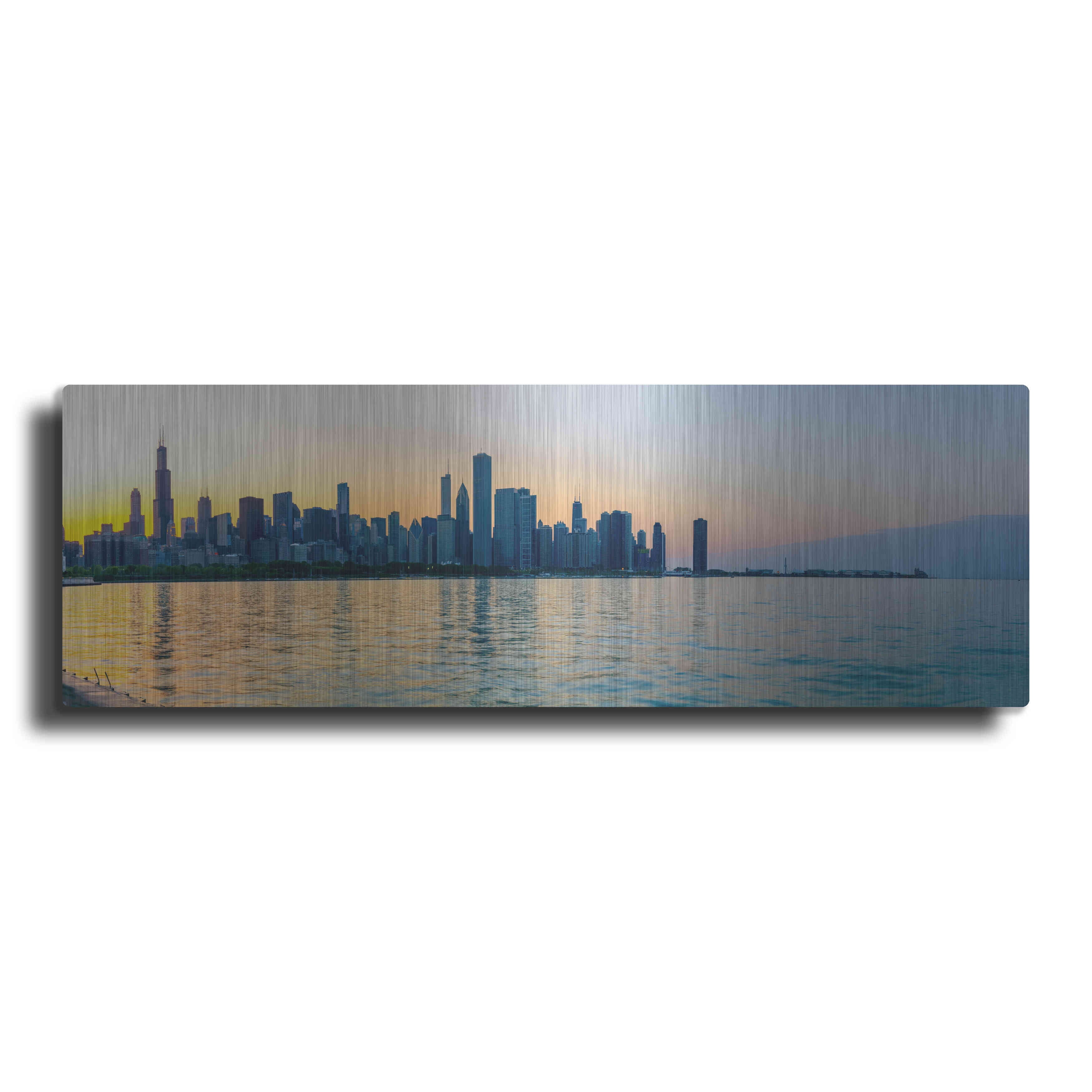 Luxe Metal Art 'Good Morning Chicago' by Luxe Portfolio, Metal Wall Art ...