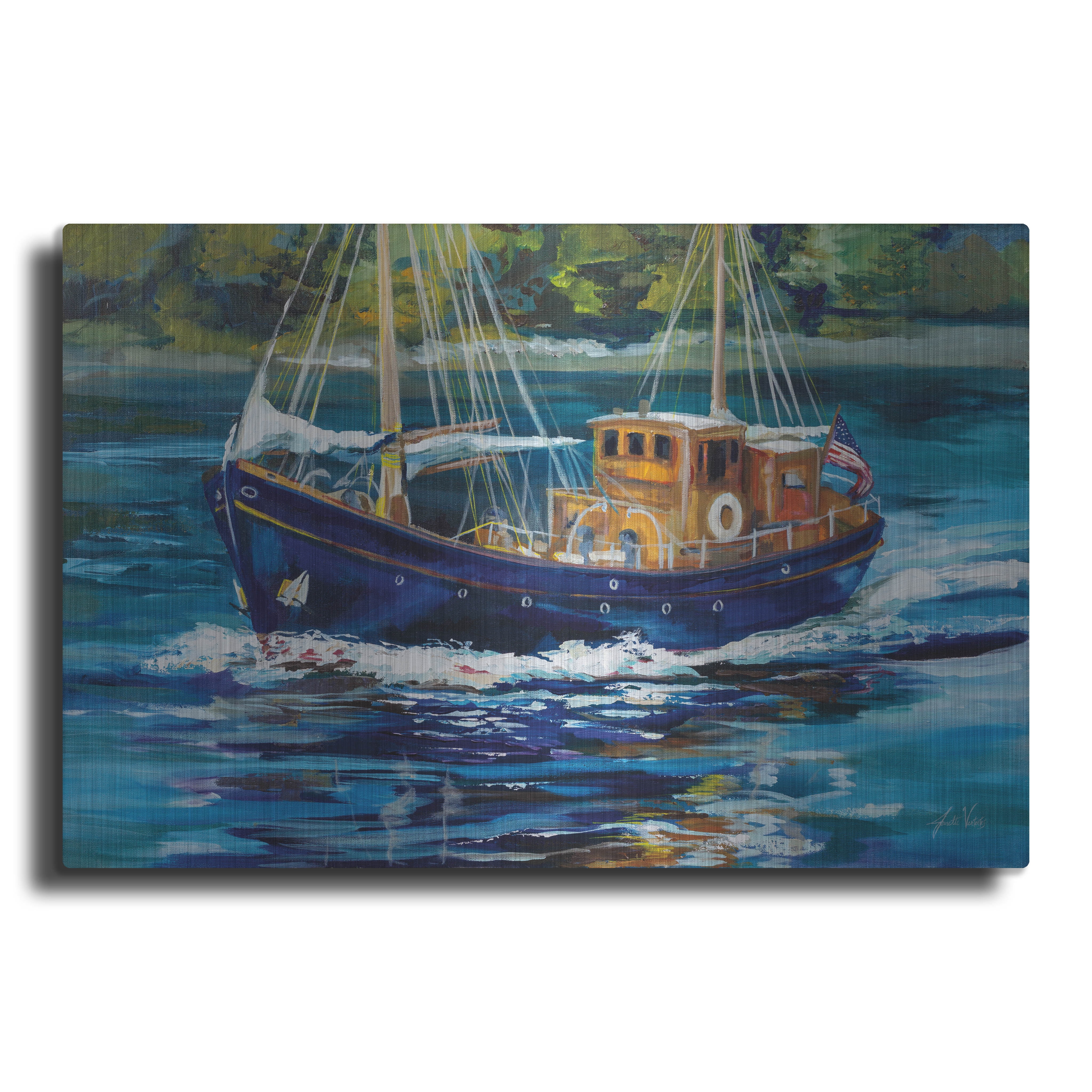 Luxe Metal Art 'Heading To The Show' by Jeanette Vertentes Metal Wall ...