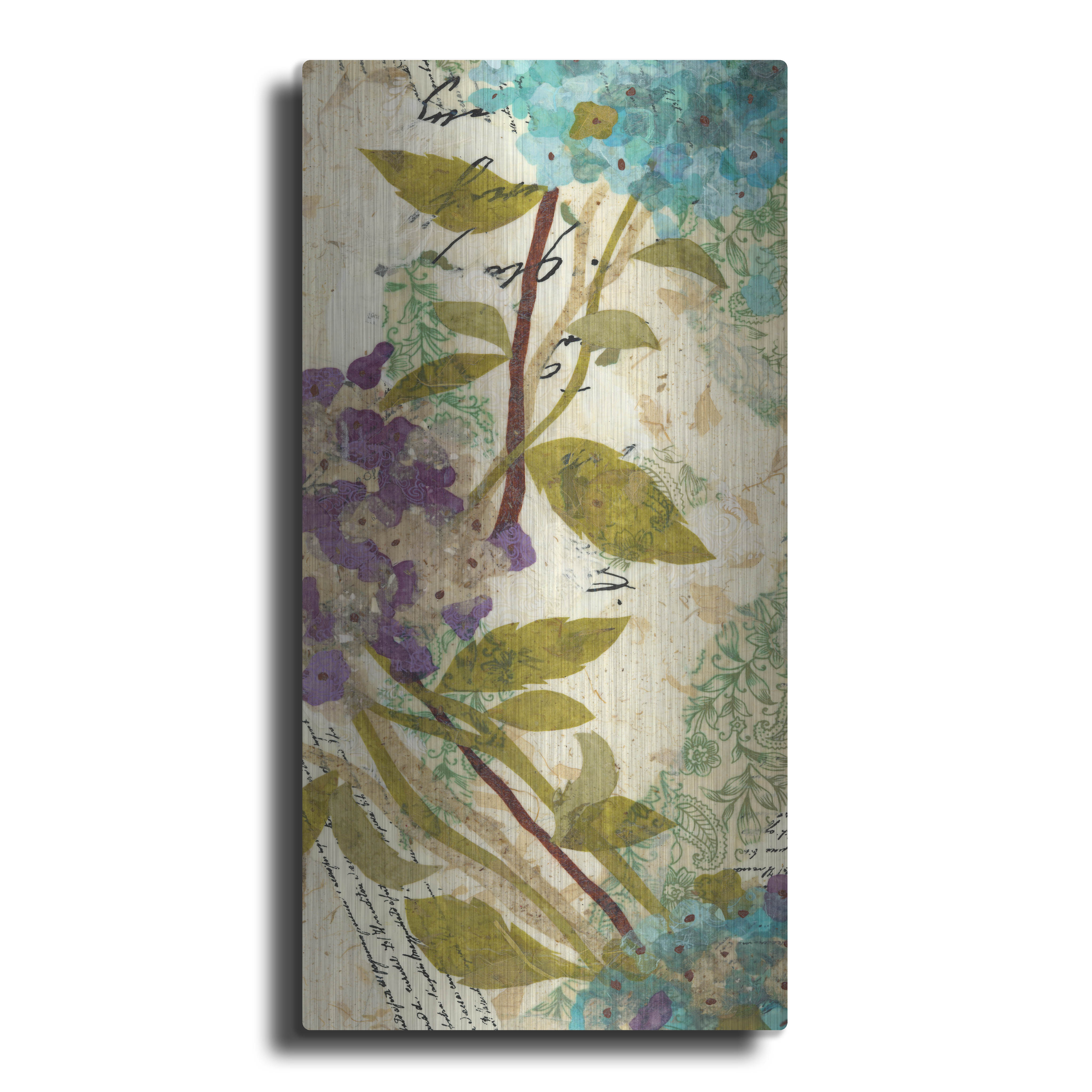 Luxe Metal Art 'Hydrangeas For Mother' by Jeri Hauth Metal Wall Art, 24 ...