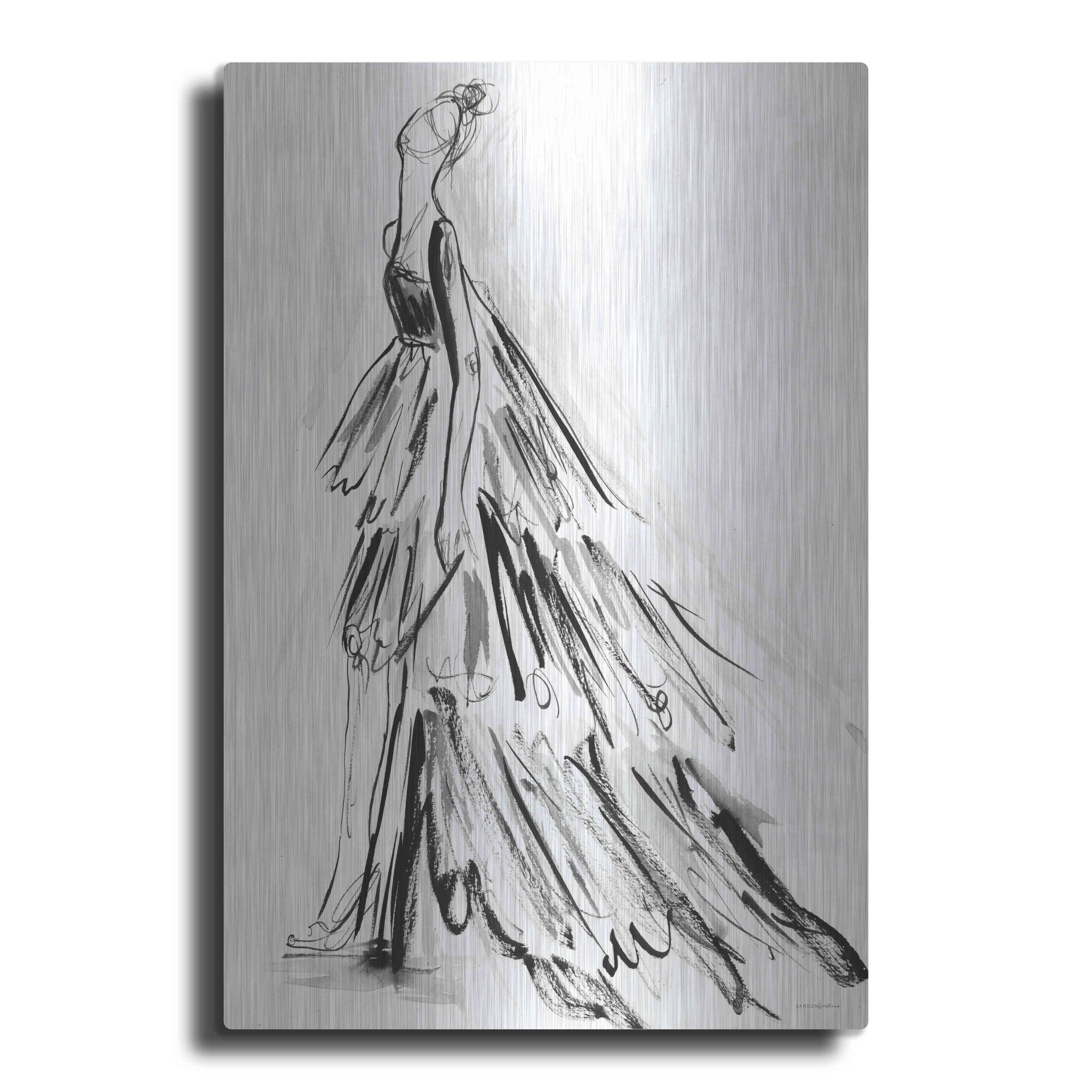Luxe Metal Art 'I Have Nothing to Wear' by Kamdon Kreations, Metal Wall ...