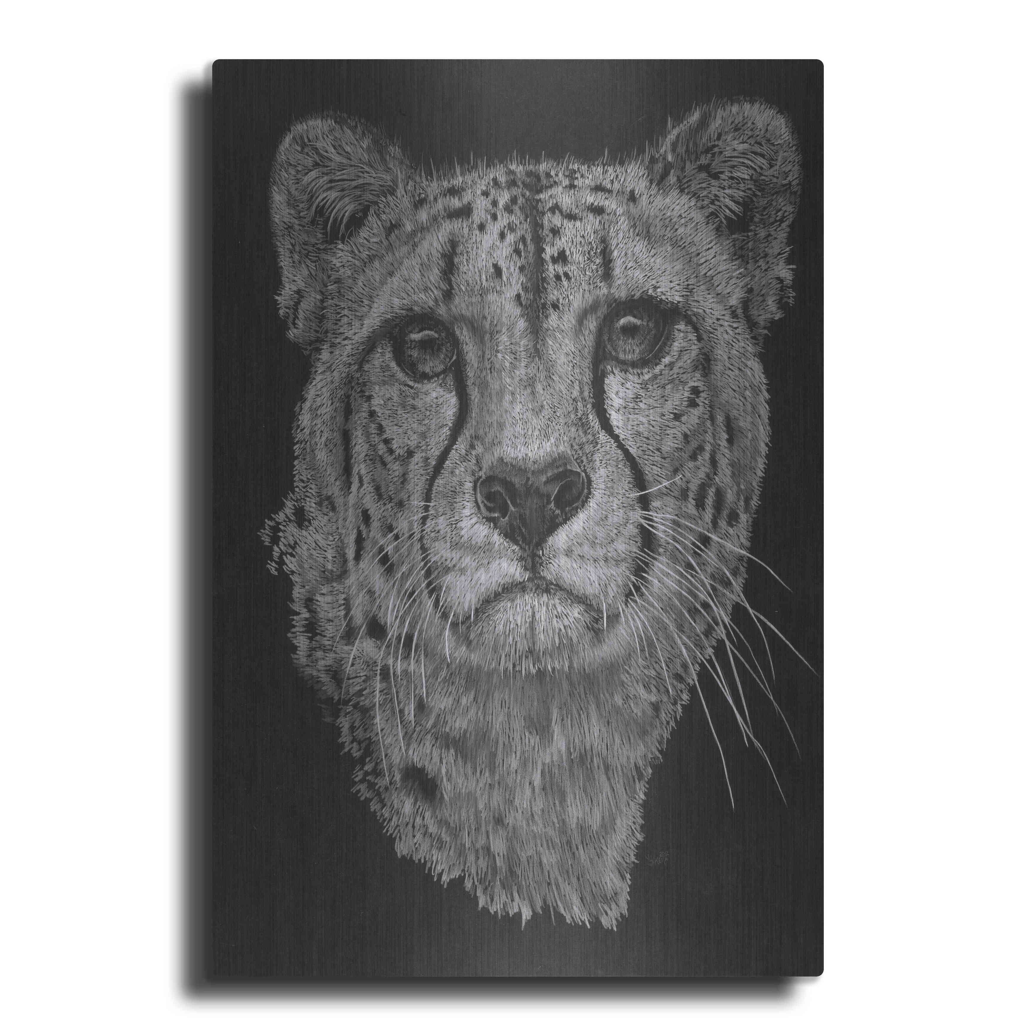 Luxe Metal Art 'Imperial' by Barbara Keith, Metal Wall Art, 12"x16 ...