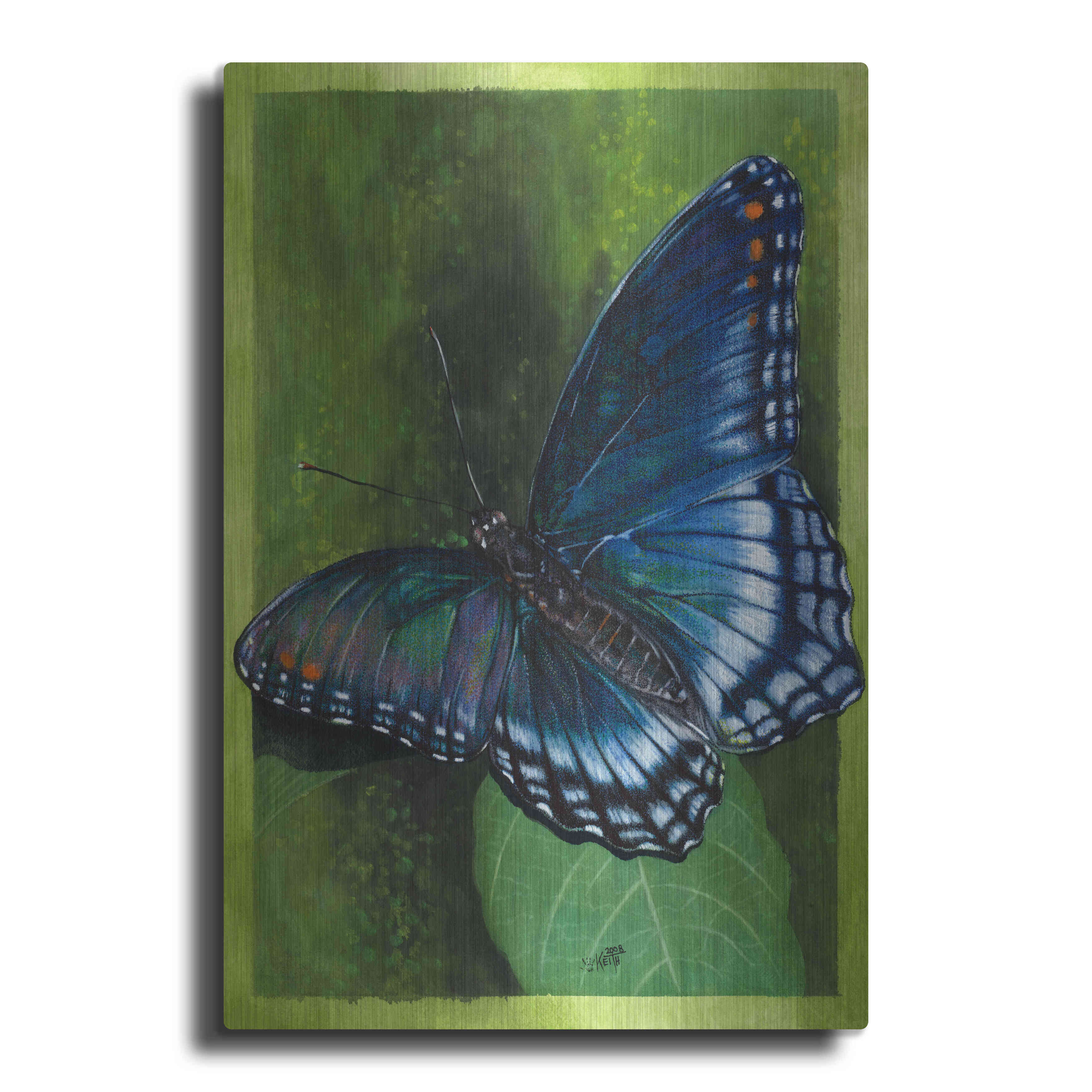 Luxe Metal Art 'Jewel Tones' by Barbara Keith, Metal Wall Art, 16"x24 ...