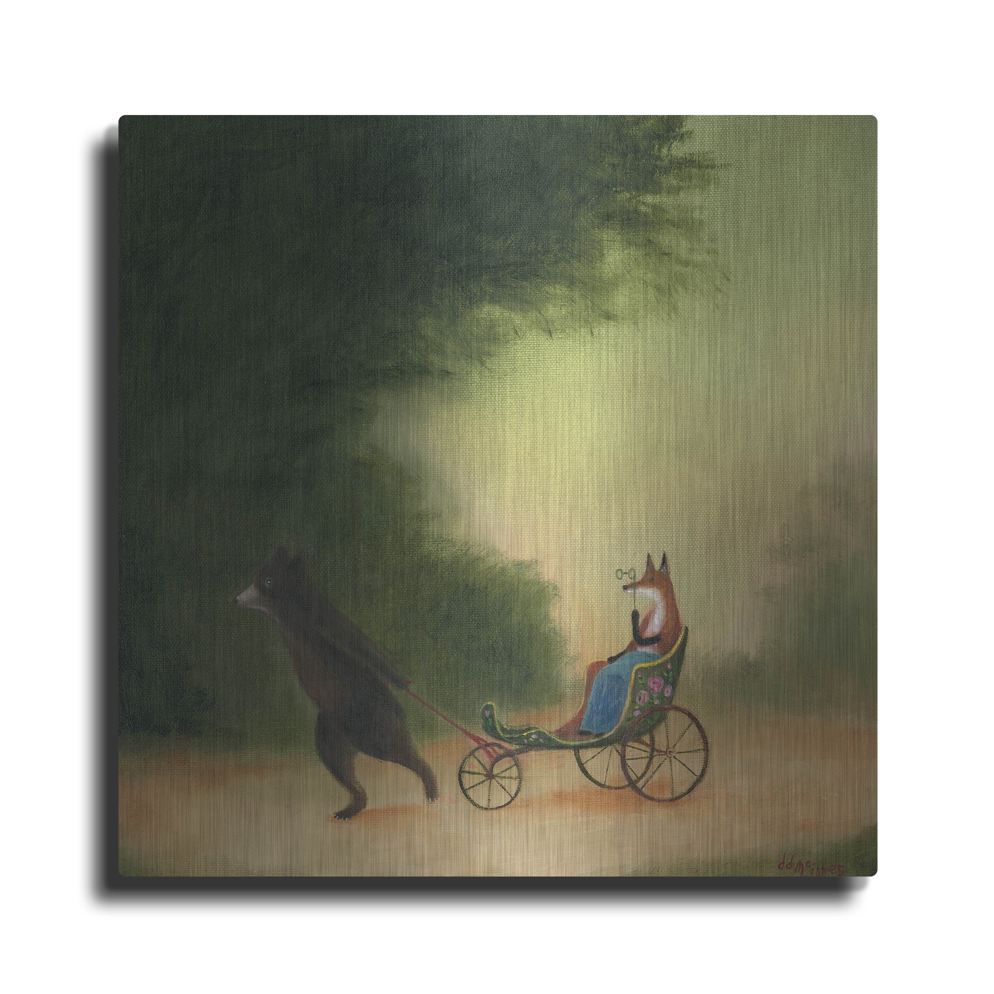 Luxe Metal Art 'La Passeggiata Of The Lady Dowager' by Dd Mcinnes ...