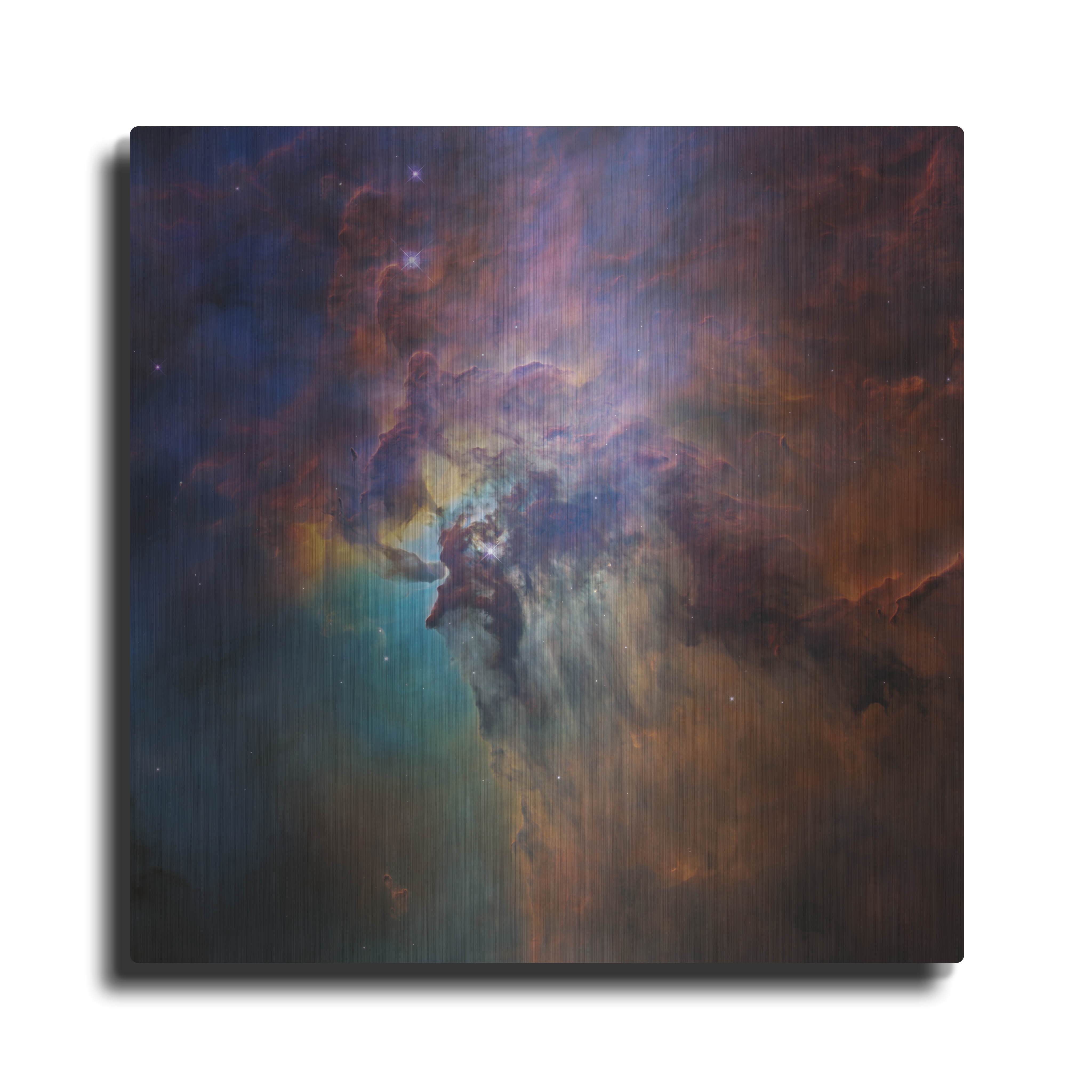 Luxe Metal Art 'Lagoon Nebula' by NASA's Hubble Space Telescope Metal ...
