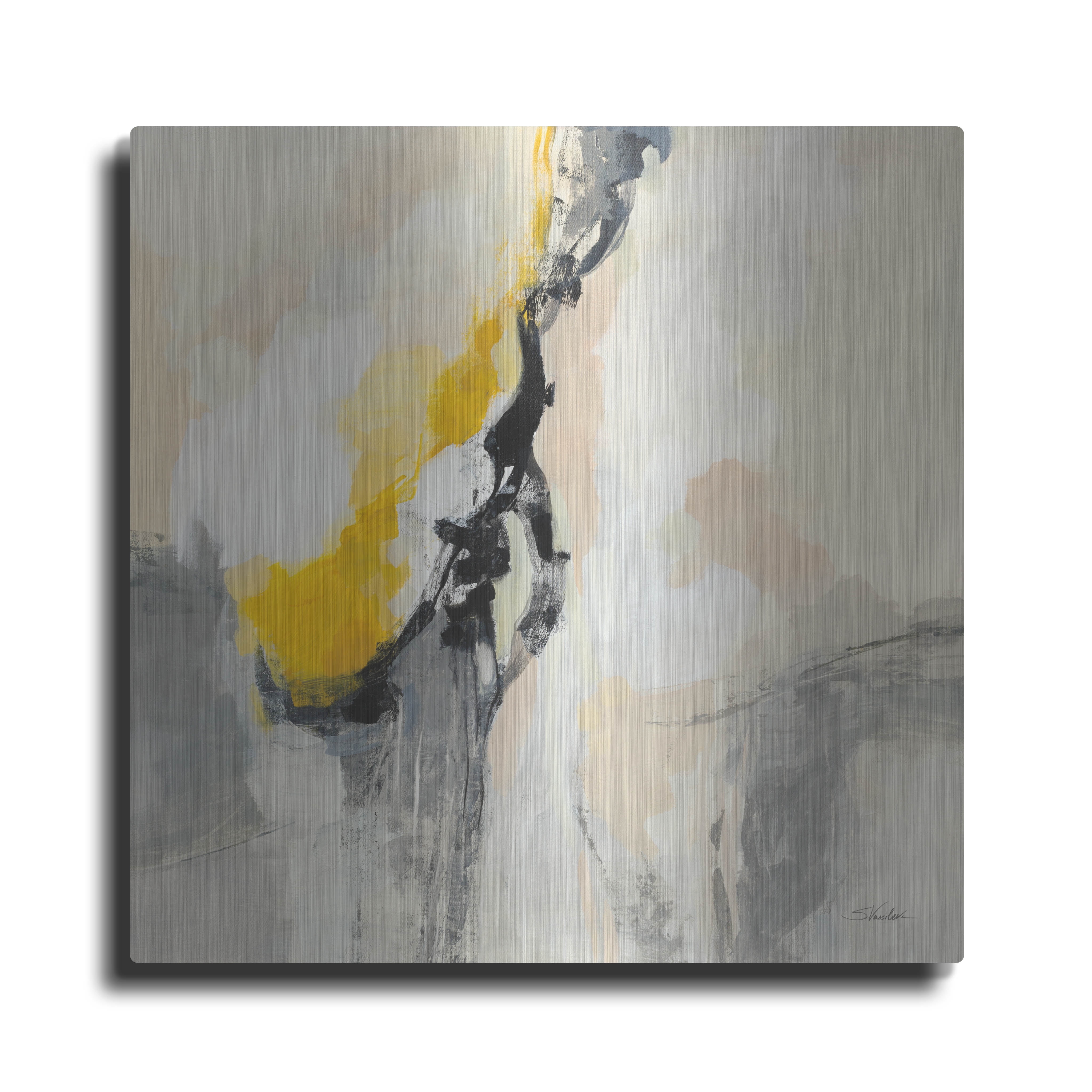 Luxe Metal Art 'Light And Shadow' by Silvia Vassileva Metal Wall Art ...