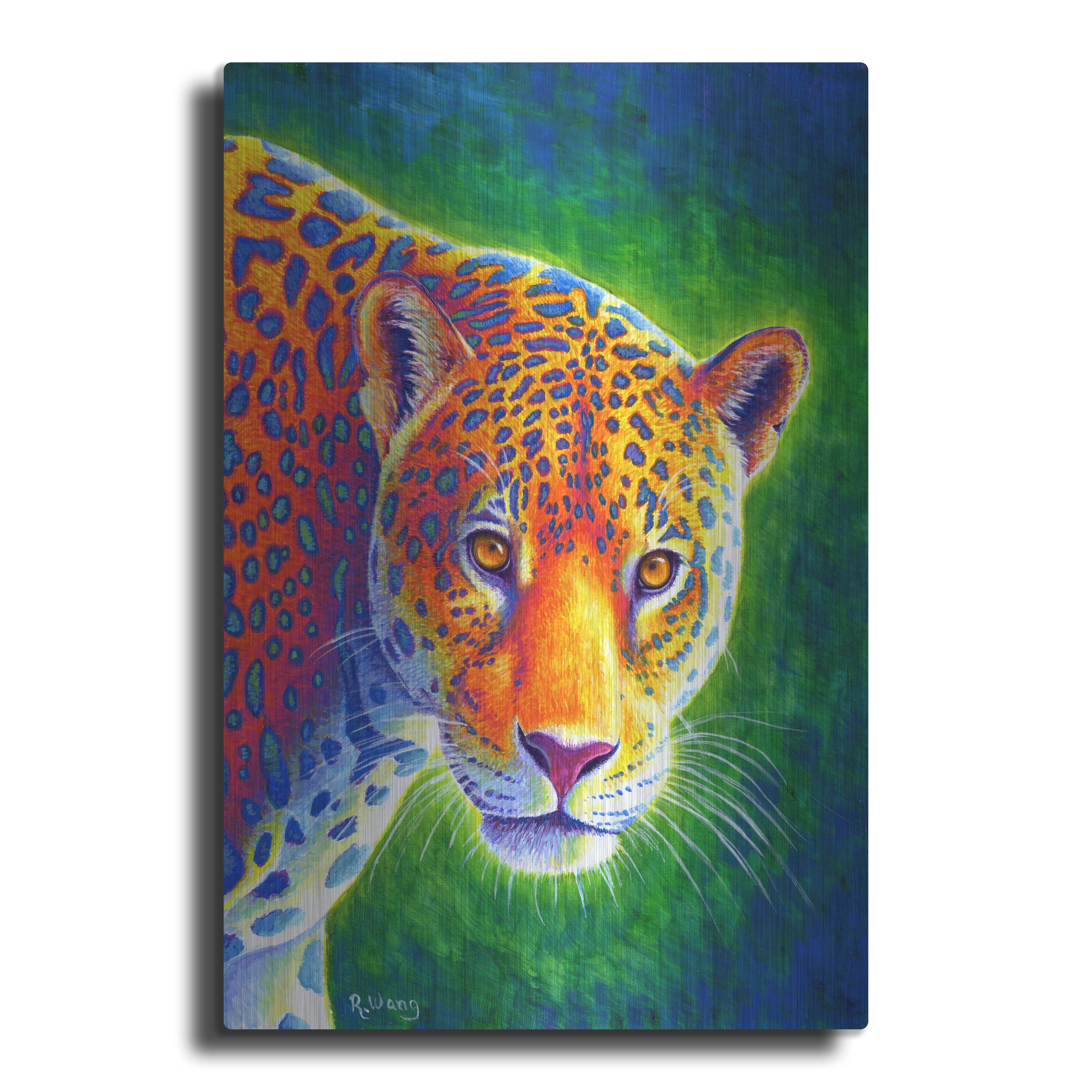 Luxe Metal Art 'Light in the Rainforest' by Rebecca Wang Art, Acrylic ...