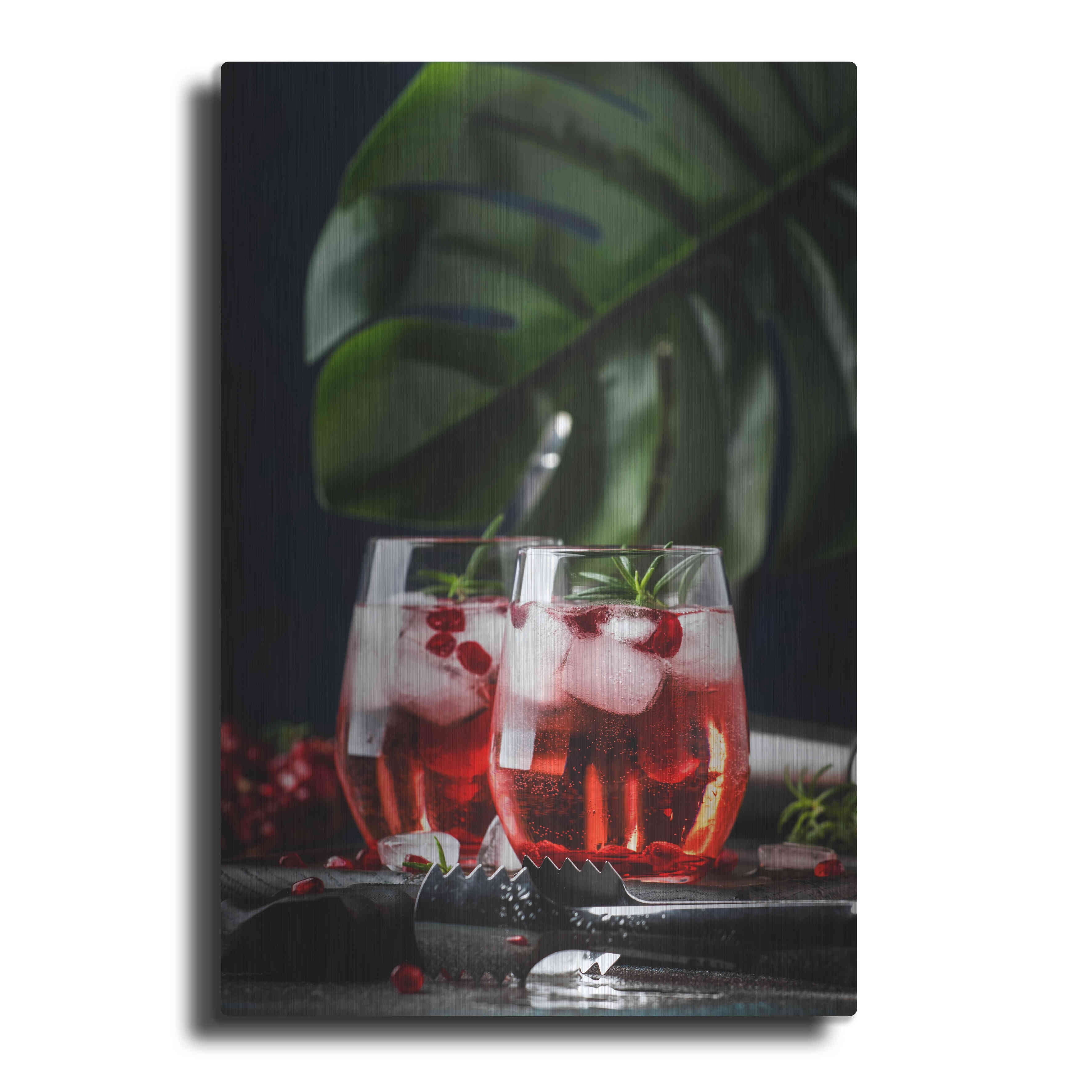 Luxe Metal Art 'Love Potion' by Epic Portfolio, Metal Wall Art, 12"x16 ...