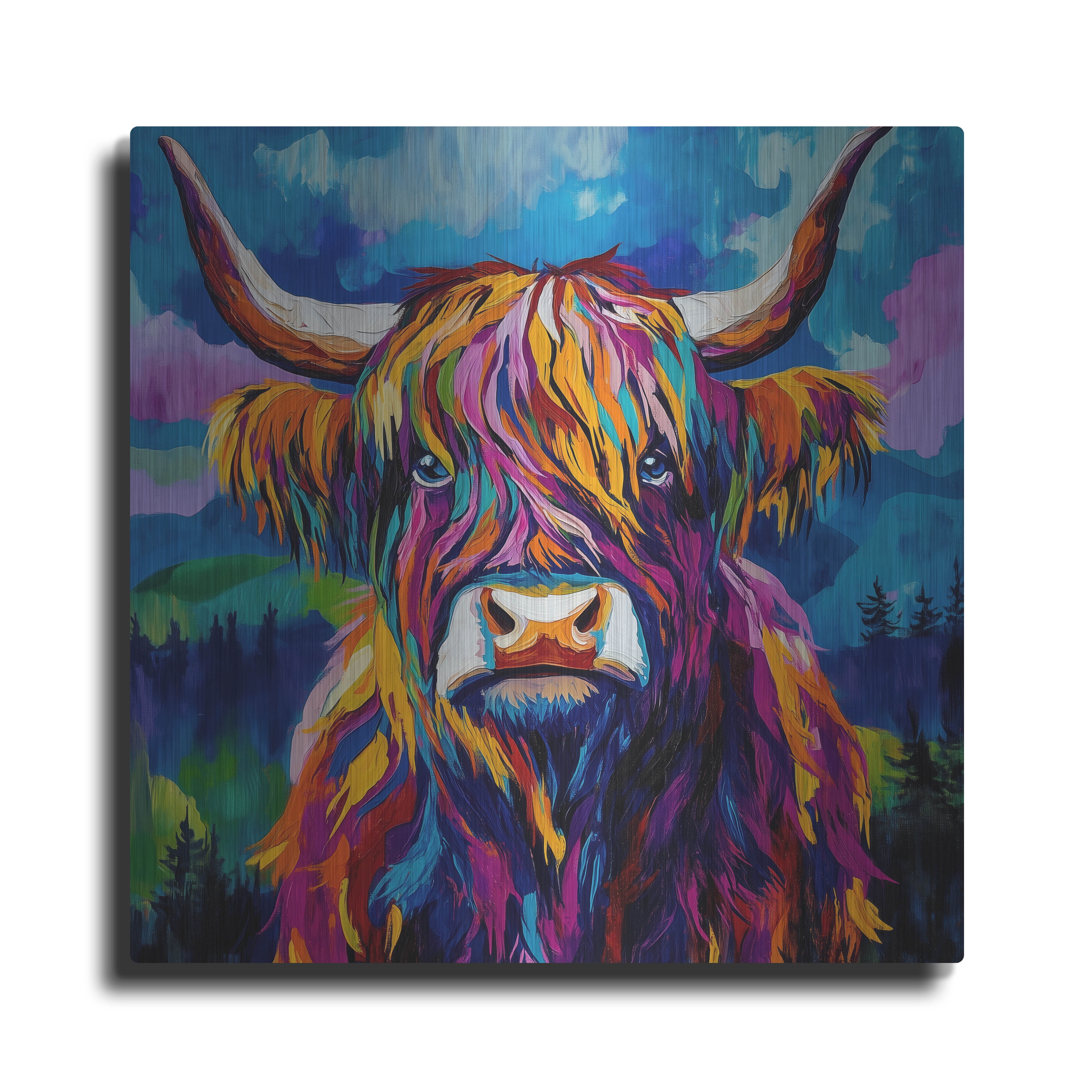 Luxe Metal Art 'Macau' by Rich Monet Metal Wall Art, 24" x 24" - Walmart.com