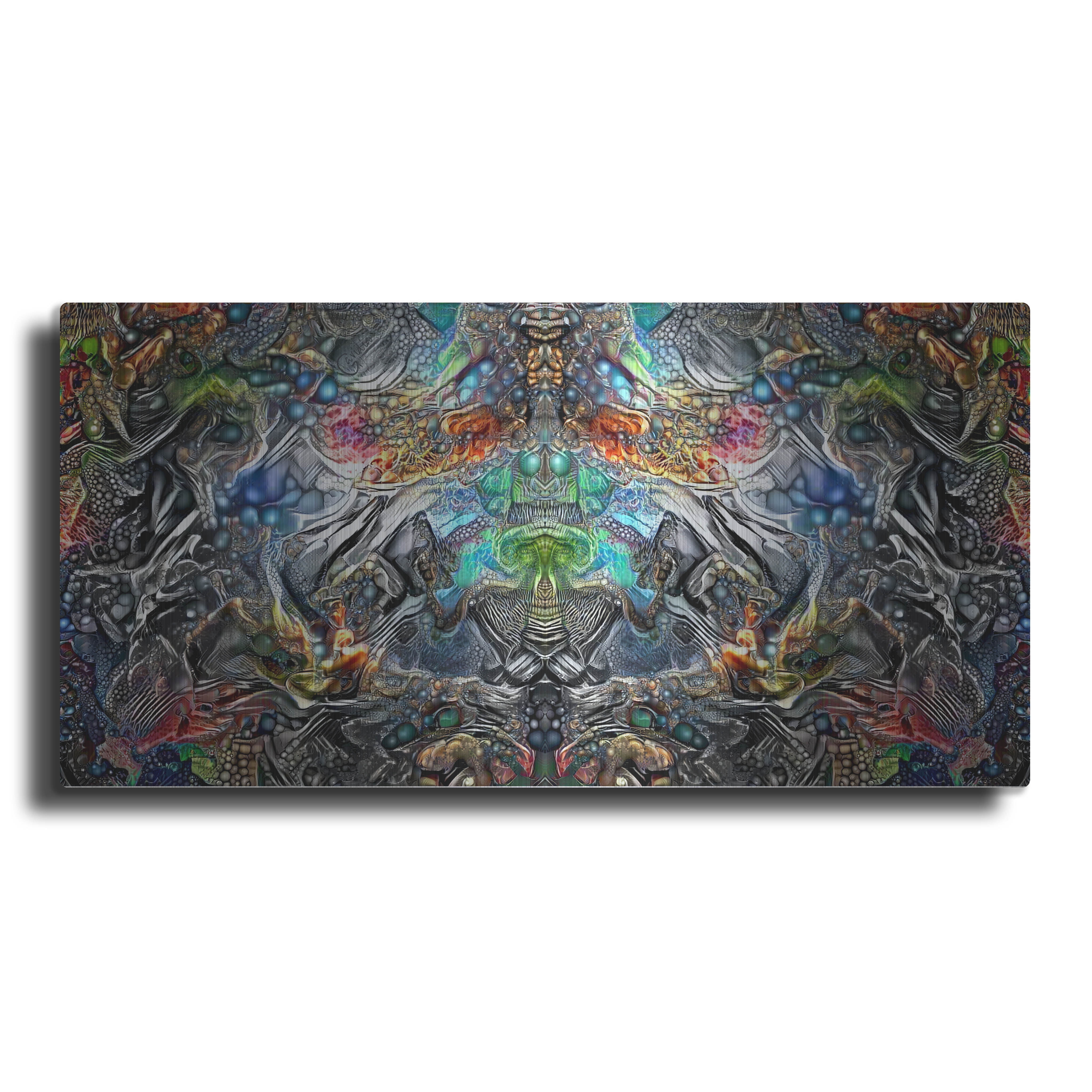 Luxe Metal Art 'Maria Sabinas Trance' by Pedro Gavidia, Metal Wall Art ...