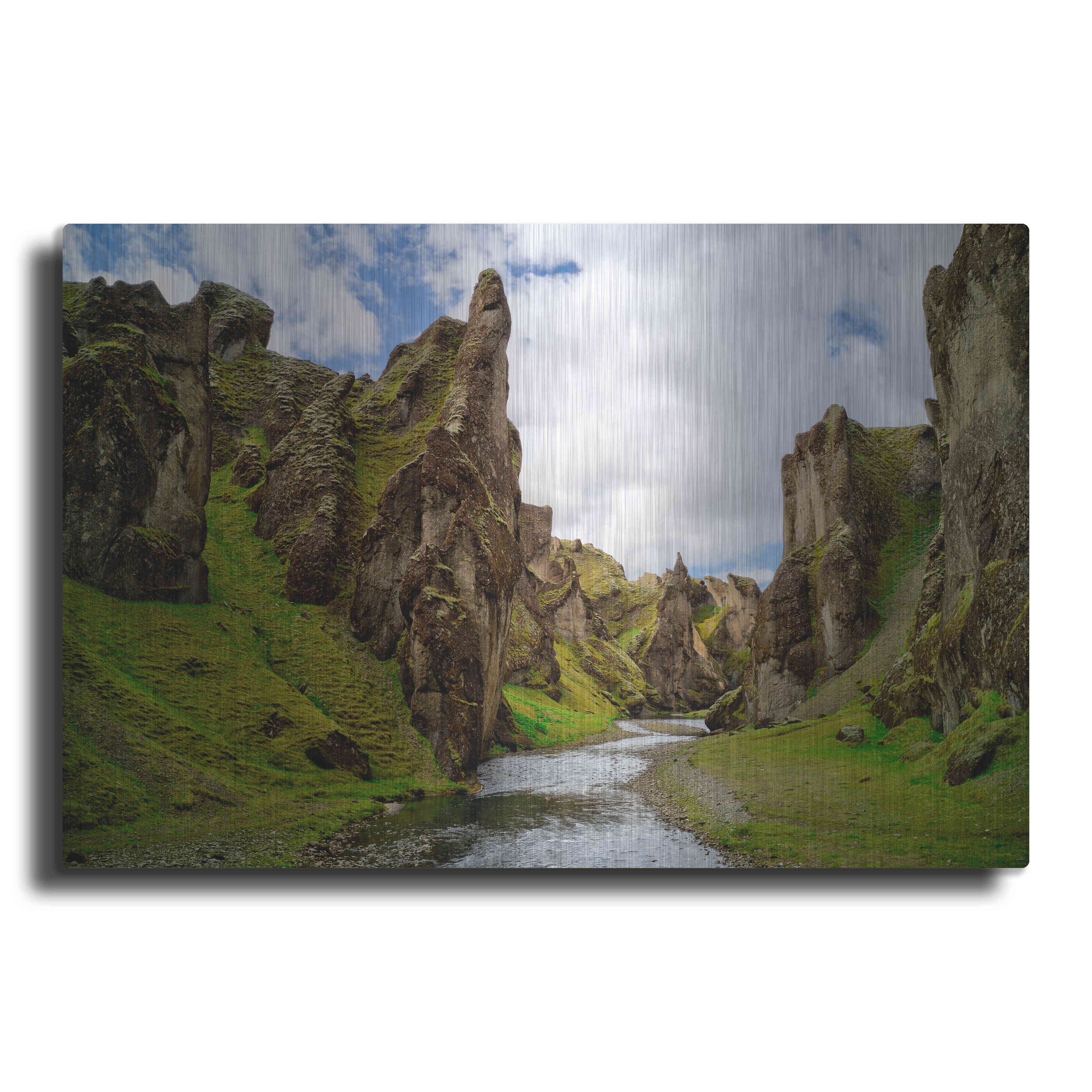 Luxe Metal Art 'Middle Earth' Metal Wall Art, 16"x12" - Walmart.com